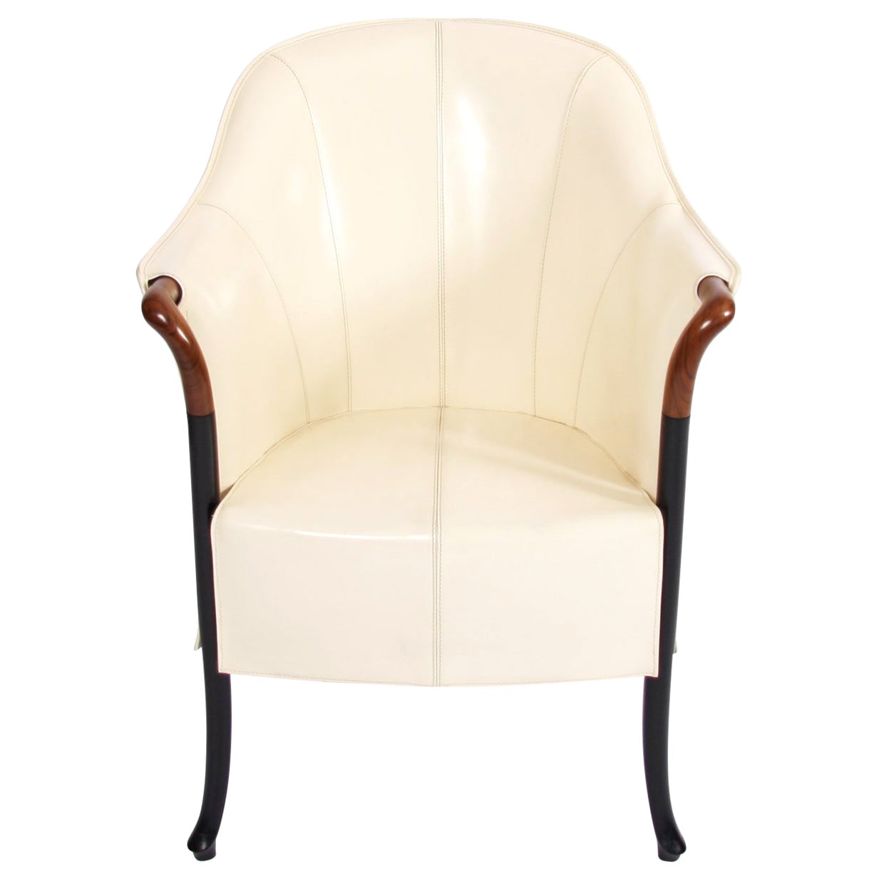 Italian Faux Bamboo Design Giorgetti Chair For Sale at 1stDibs