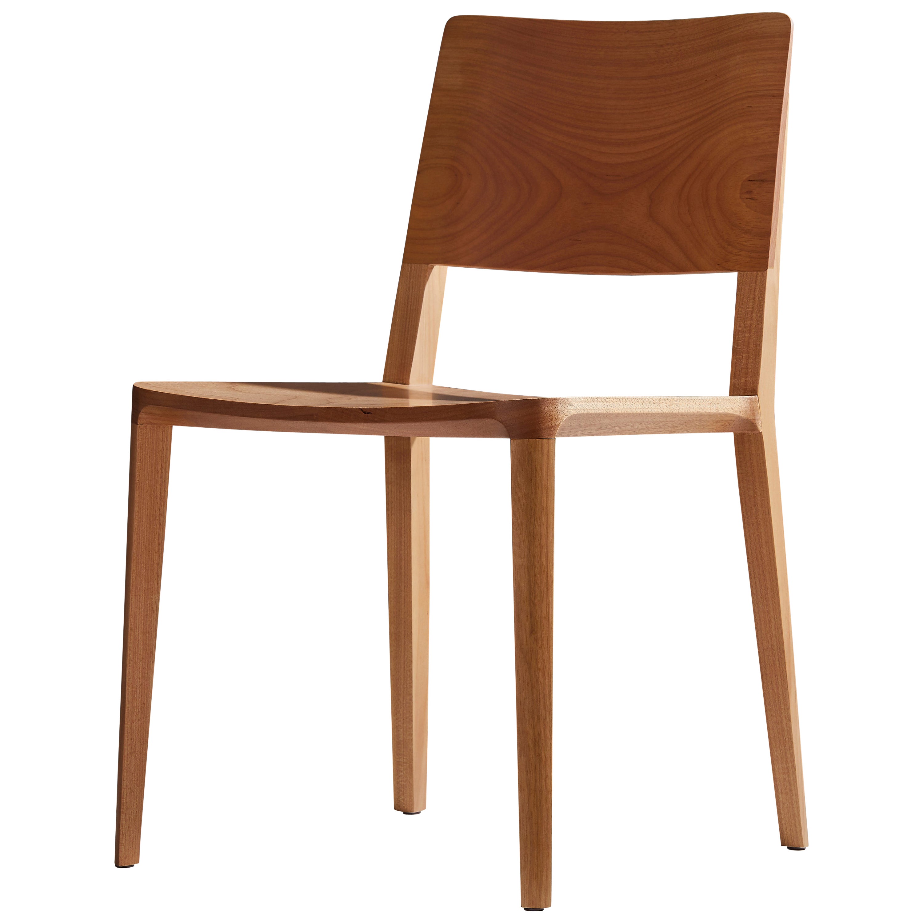 Human Wood Chair in Solid Natural Wood For Sale at 1stDibs