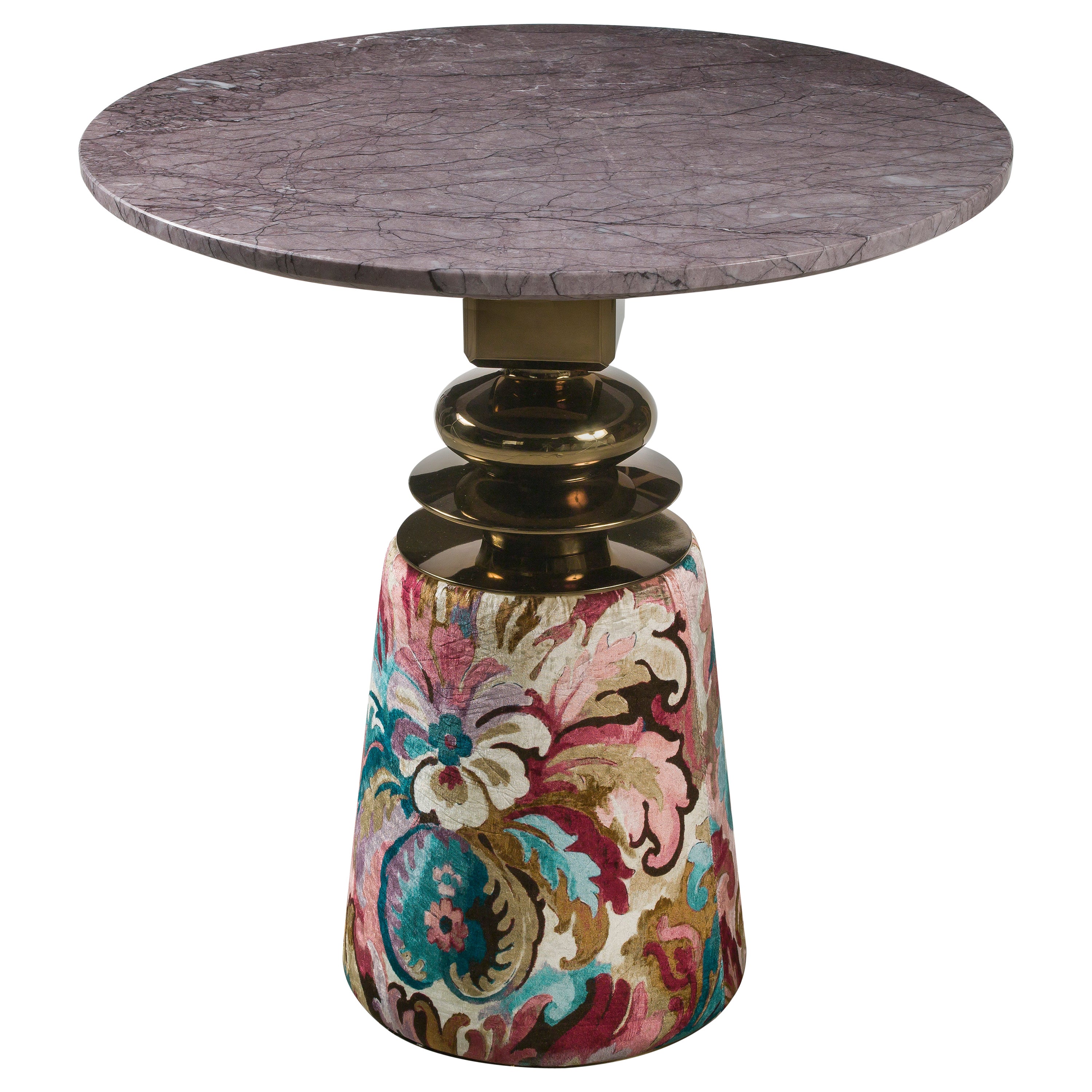 Metal Round Side Table at 1stDibs