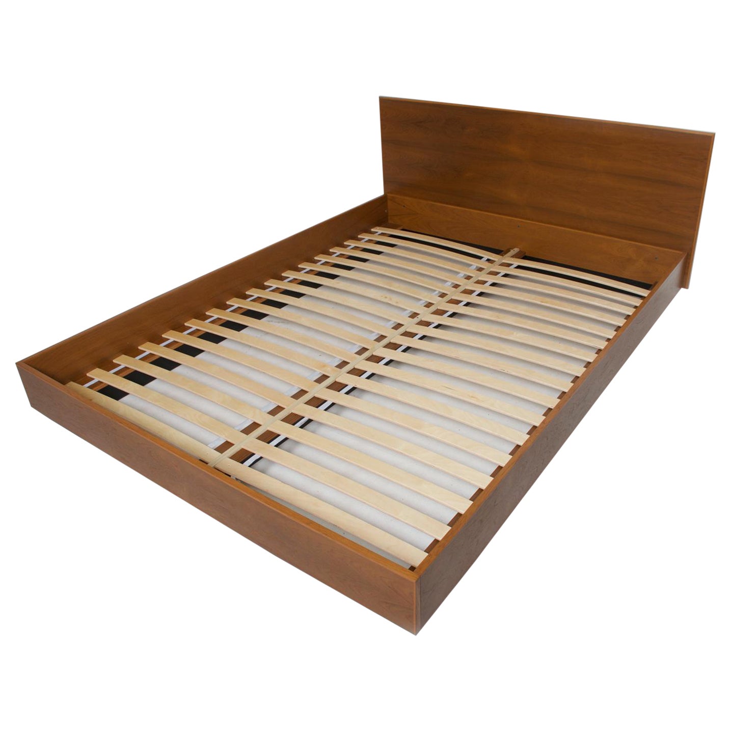 Stunning Danish Modern Teak Kingsize Platform Bed Night Stands at 1stDibs