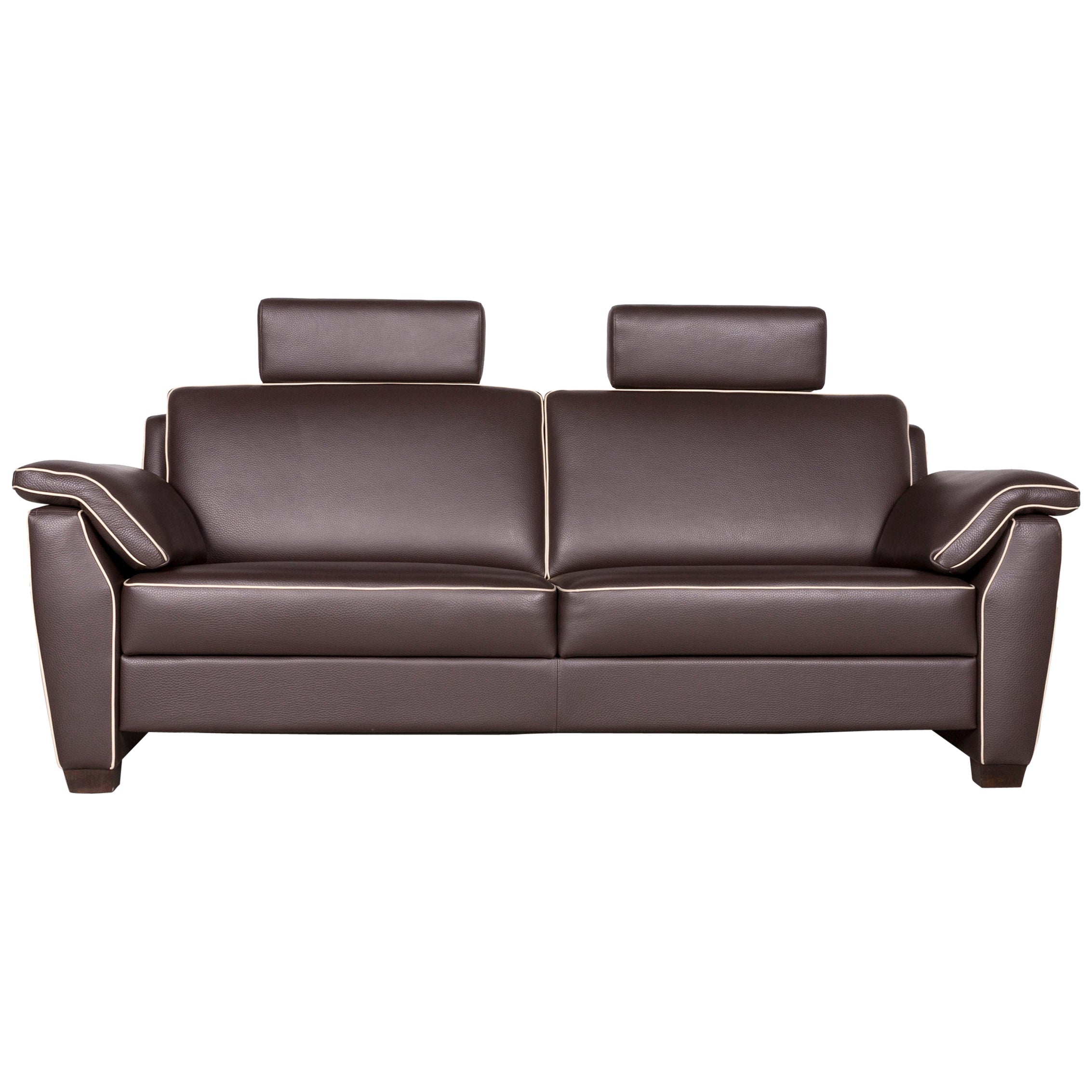 Alabama Sofa 2-Seat with Genuine Leather For Sale at 1stDibs