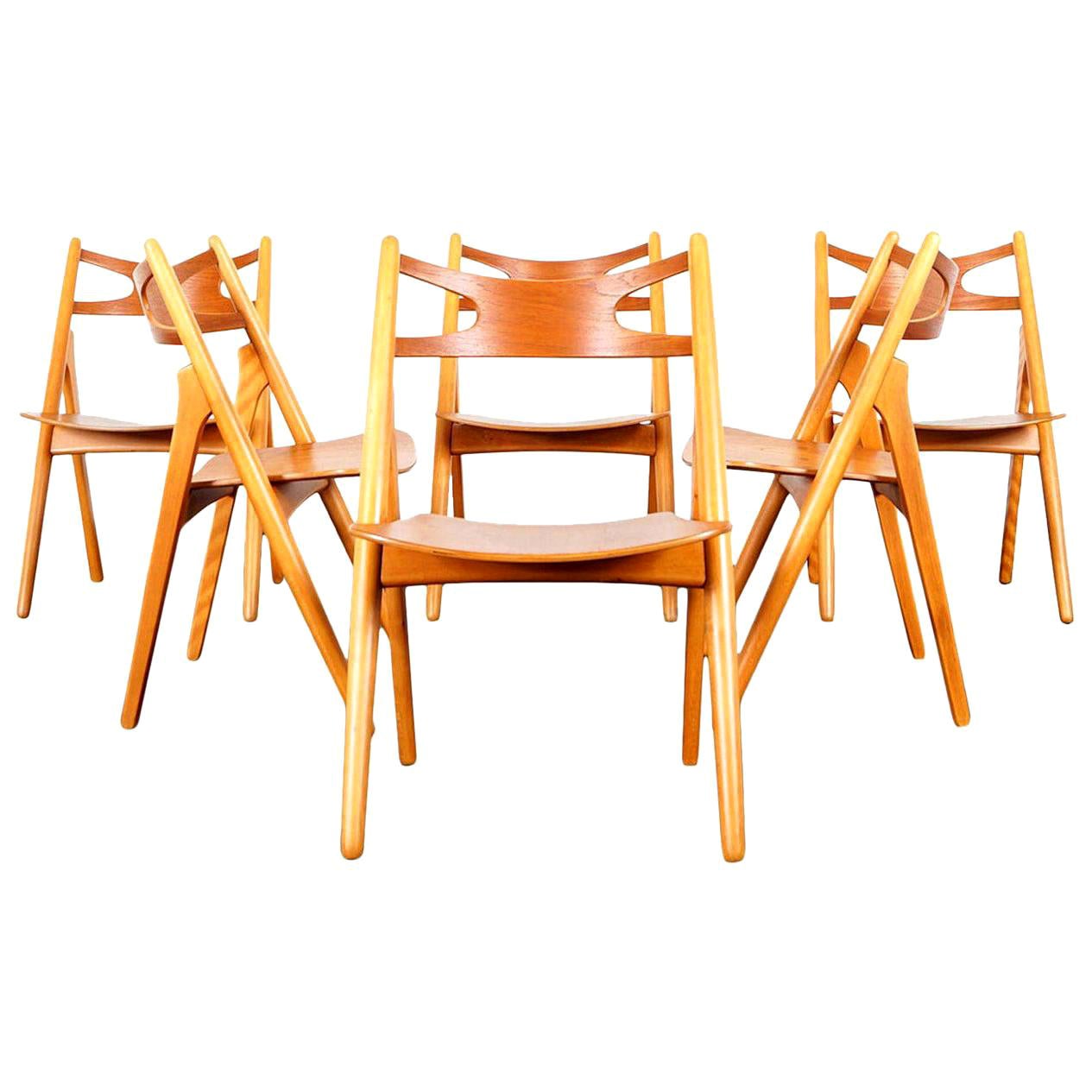 Mid-Century Modern Danish Sofa Model CH 72 by Hans Wegner, New ...