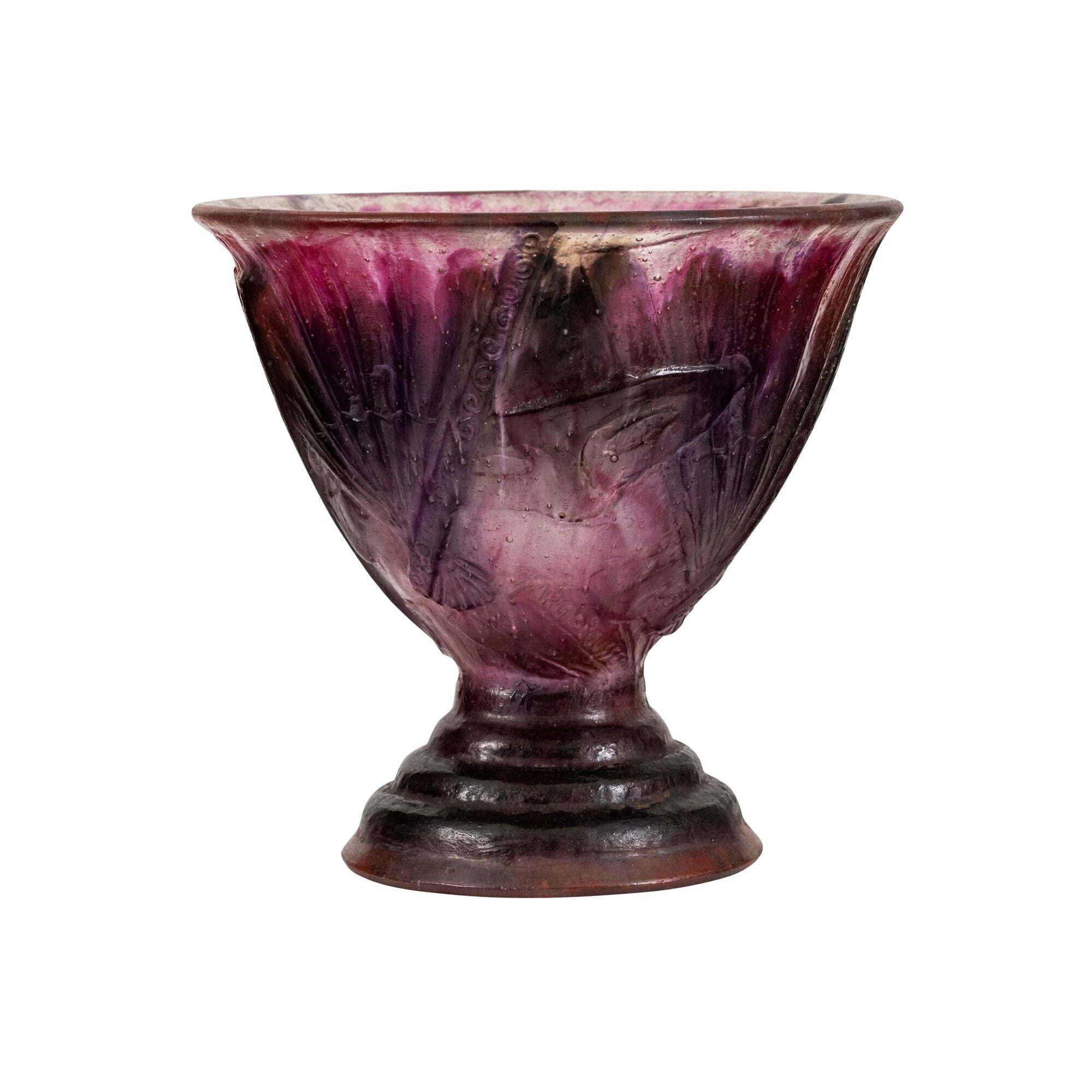 Art Deco Vase with Marigolds by Gabriel Argy-Rousseau, France circa ...