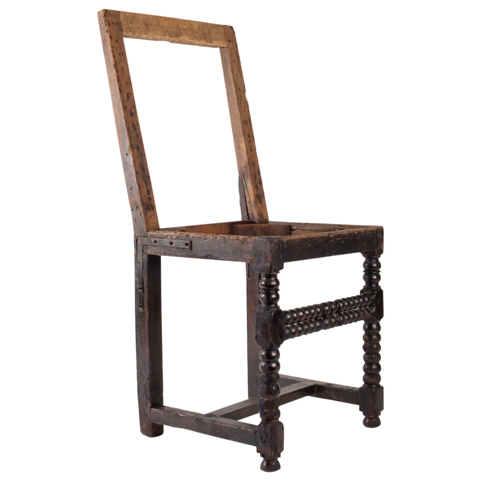 19th Century Invalids' Chair, Stamped J. Ward For Sale at 1stDibs