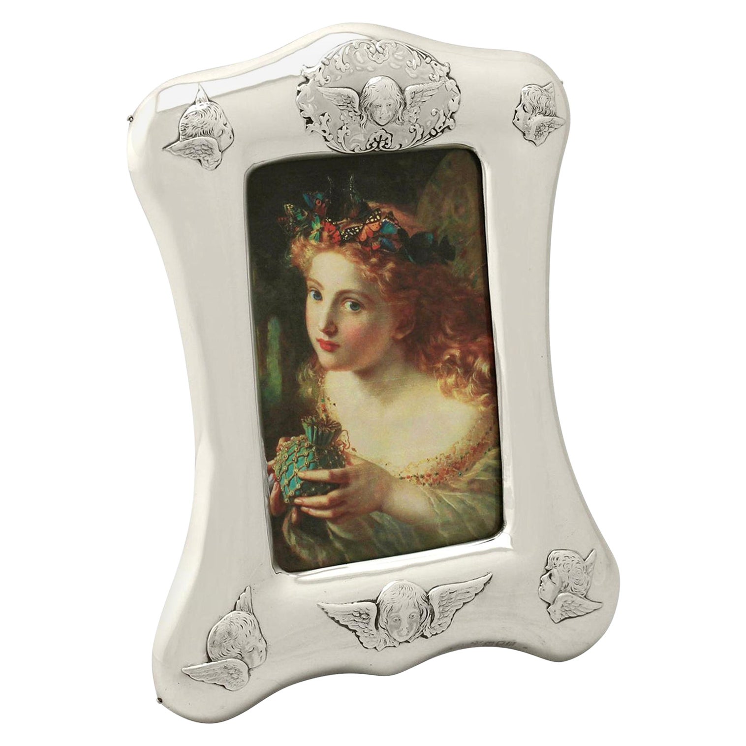 Antique William Comyn's Victorian Silver Vase, 1892 For Sale at 1stDibs