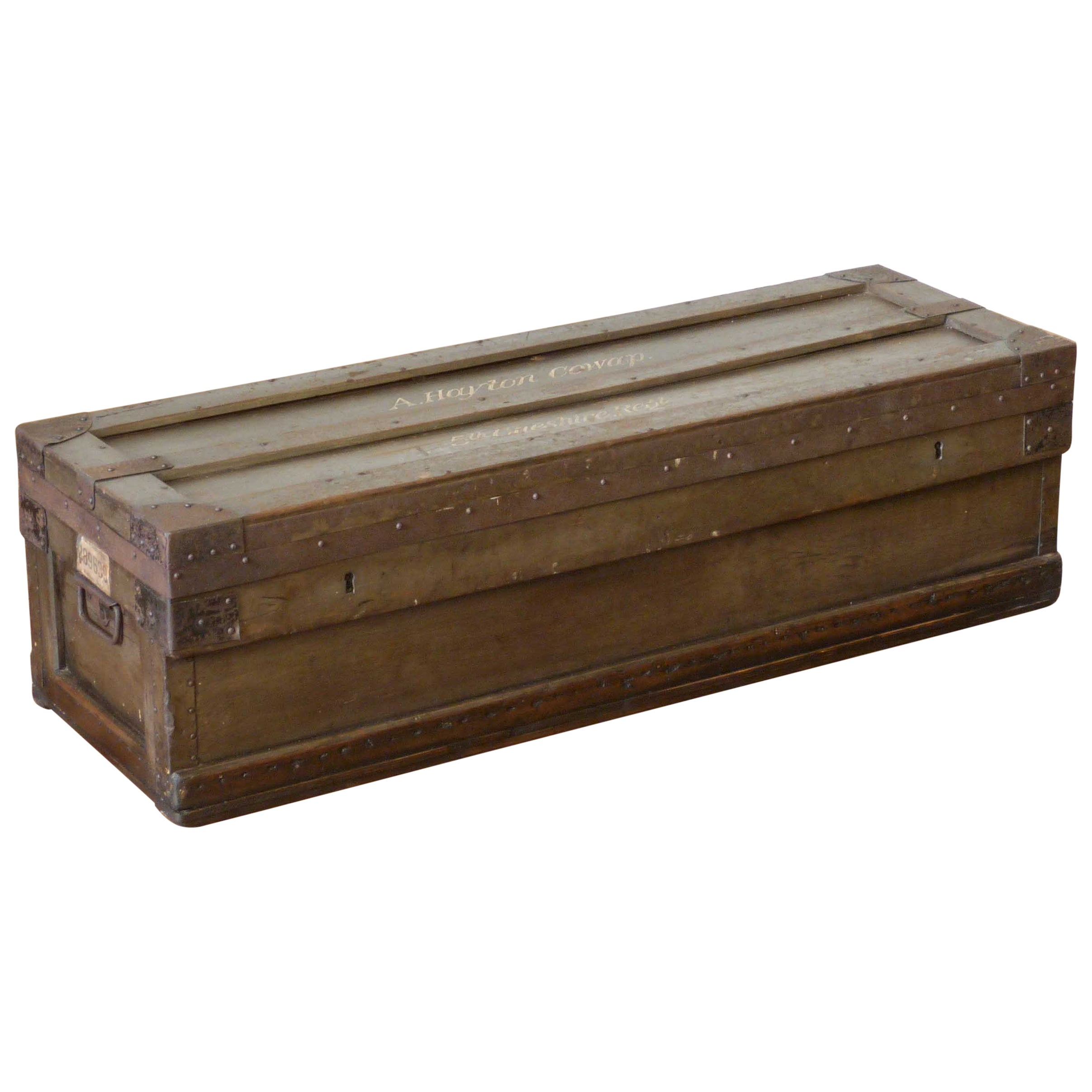 WWII Military Aluminium Box Original Olive Green, Industrial ...