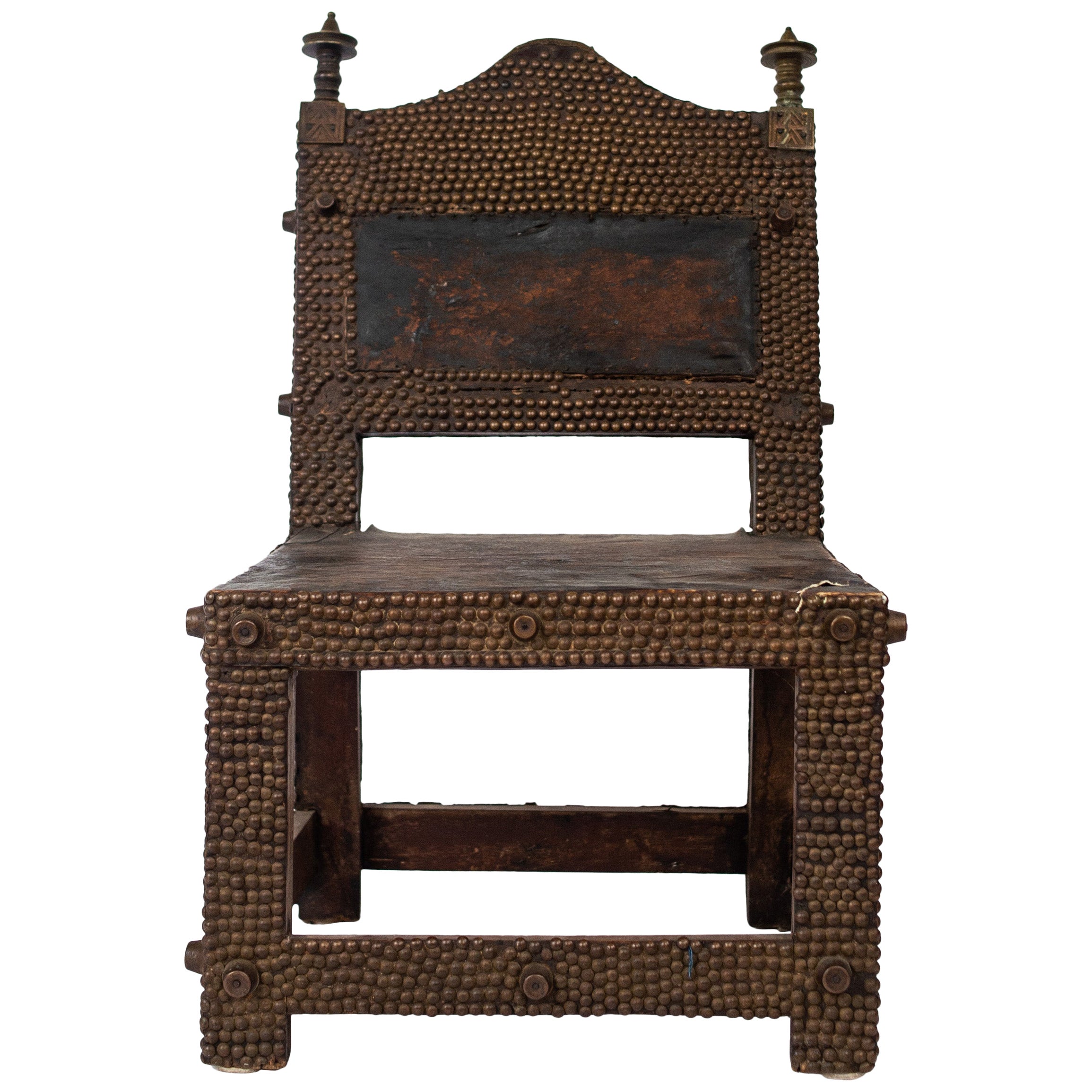 Vintage African Ashanti Kings Chair/ Throne For Sale at 1stDibs