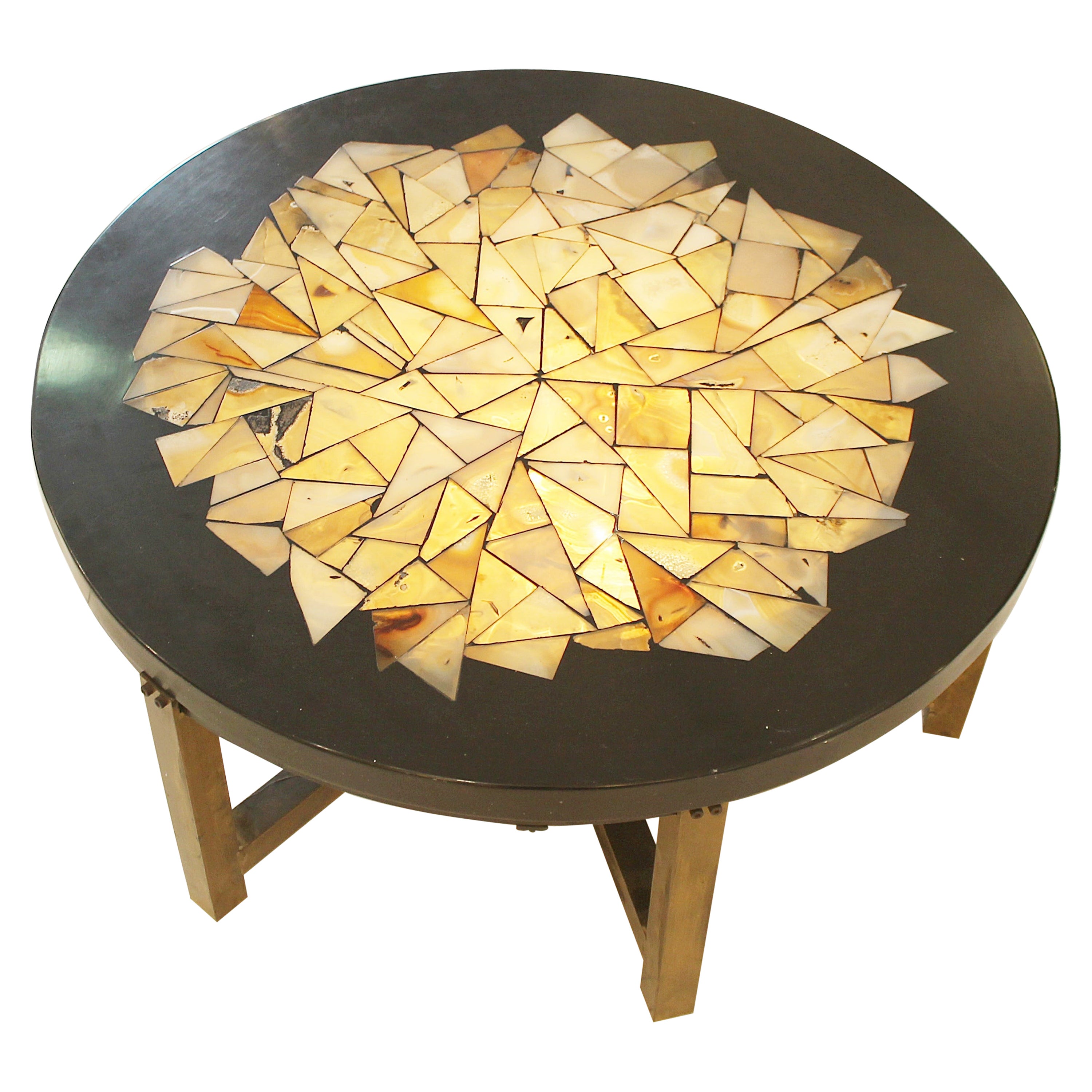 Ado Chale Bronze Table "Josephine" at 1stDibs