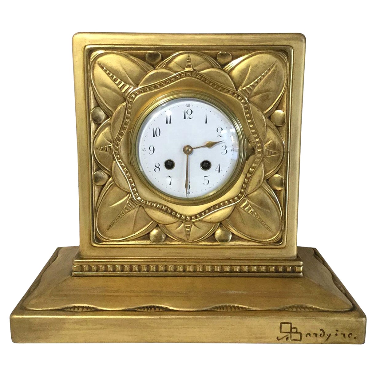 Rare Gold Chinoiserie Cased Mantel Clock by Sir John Bennett, London ...