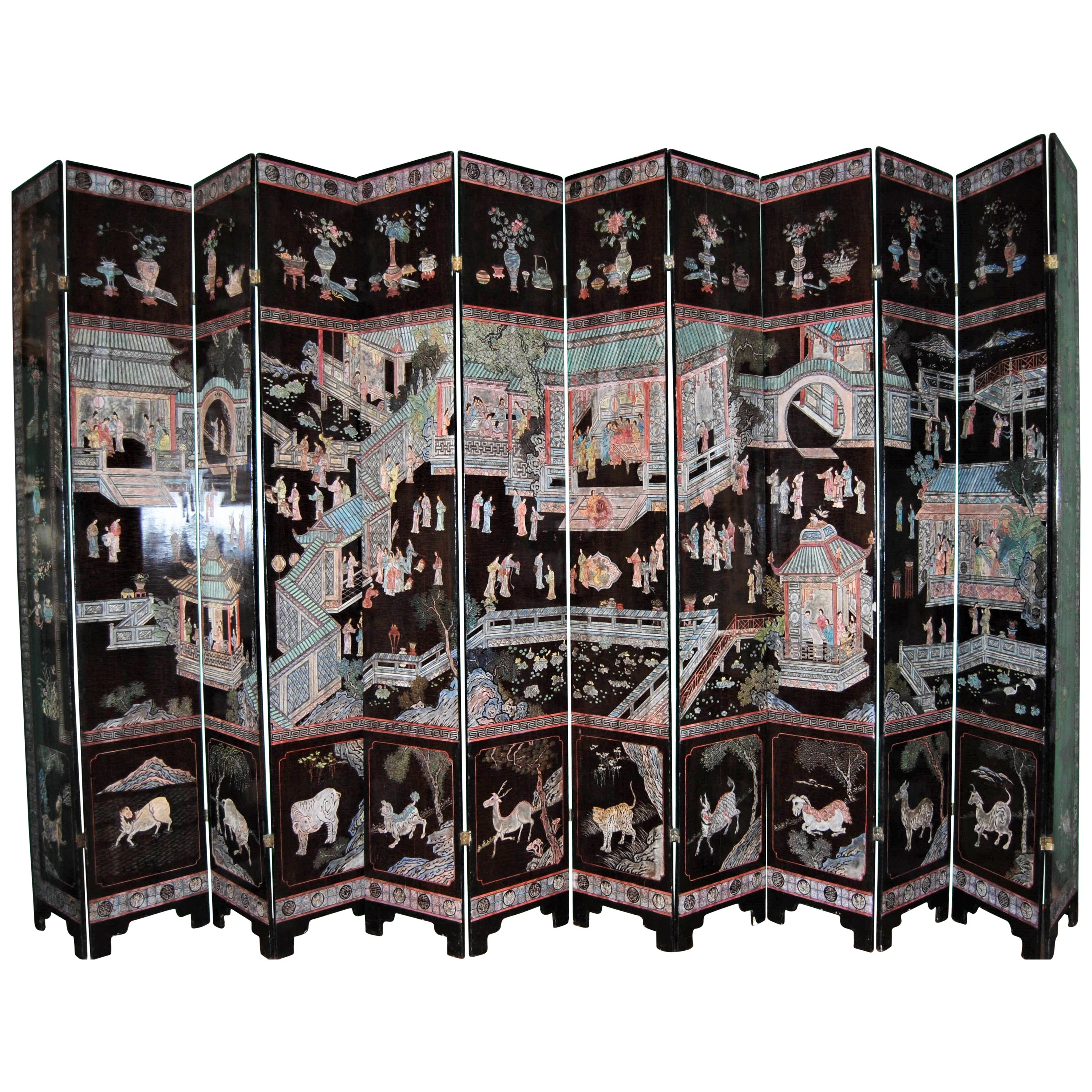 Modern Chinese Carved and Pierced Sandalwood Square Window Screen at ...