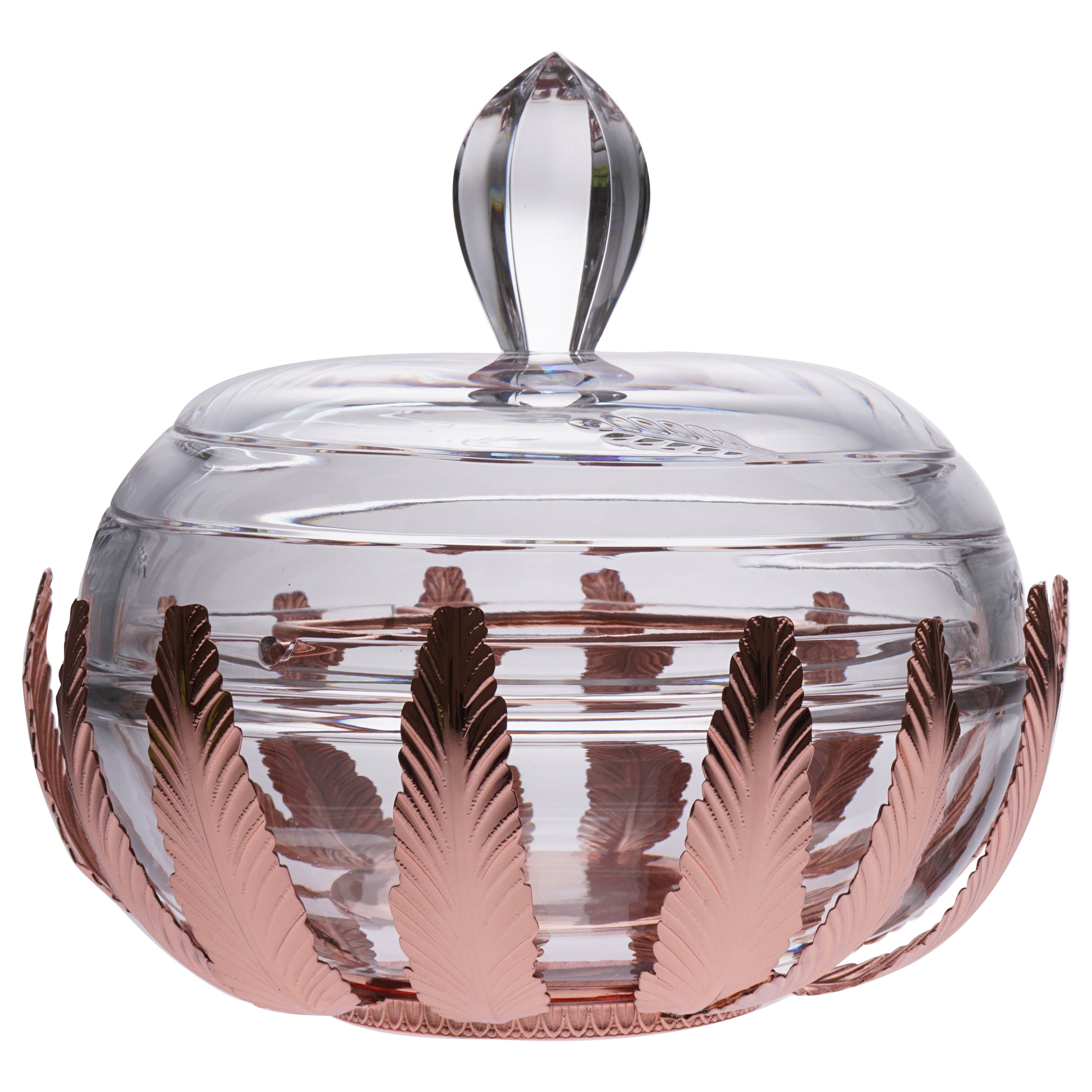 Baccarat French Modern Crystal Caviar Bowl at 1stDibs