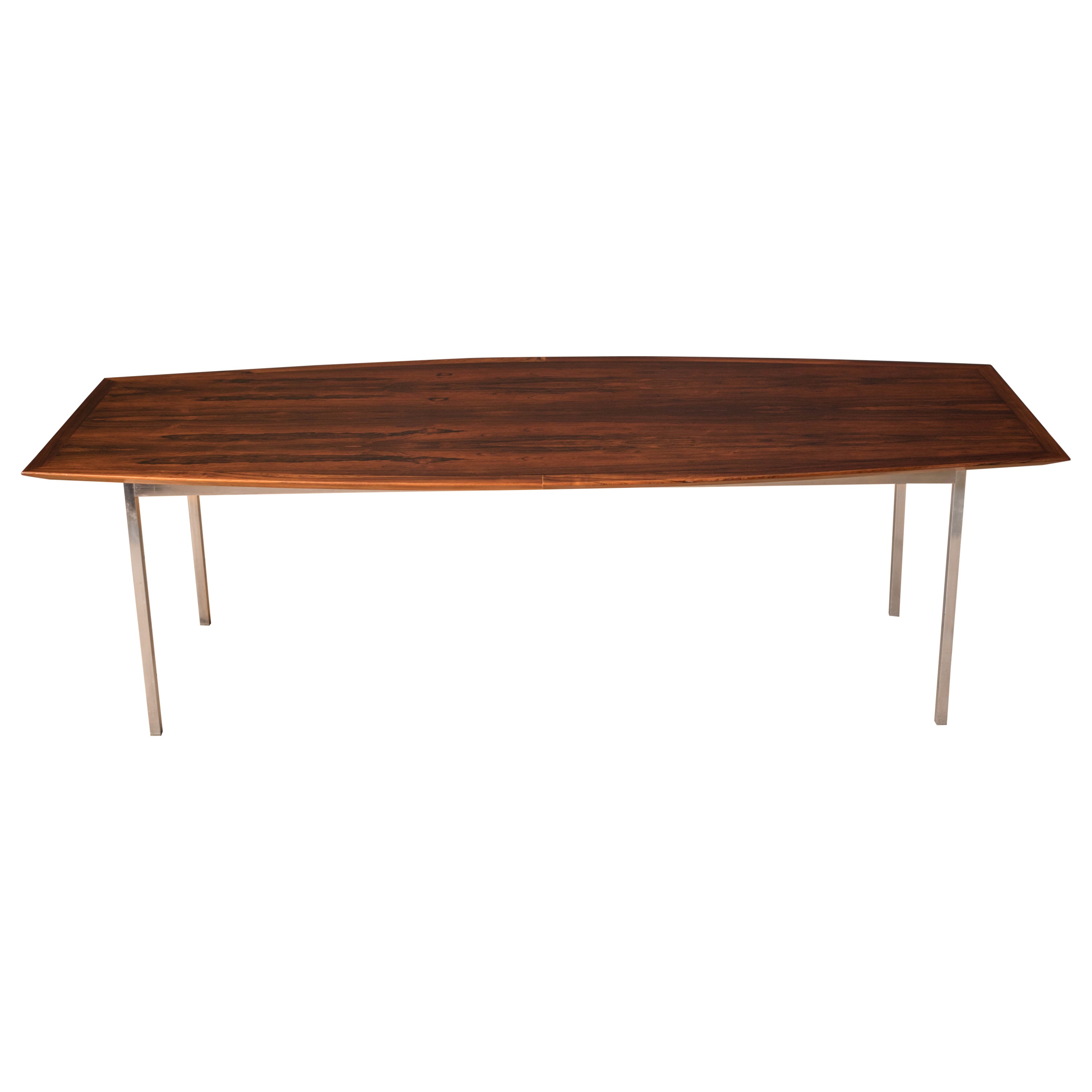 Knoll Boat Shaped Conference / Dining Table at 1stDibs