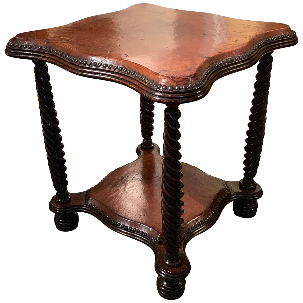 Antique Mahogany Two-Tiered Parlour Table, circa 1890 For Sale at 1stDibs