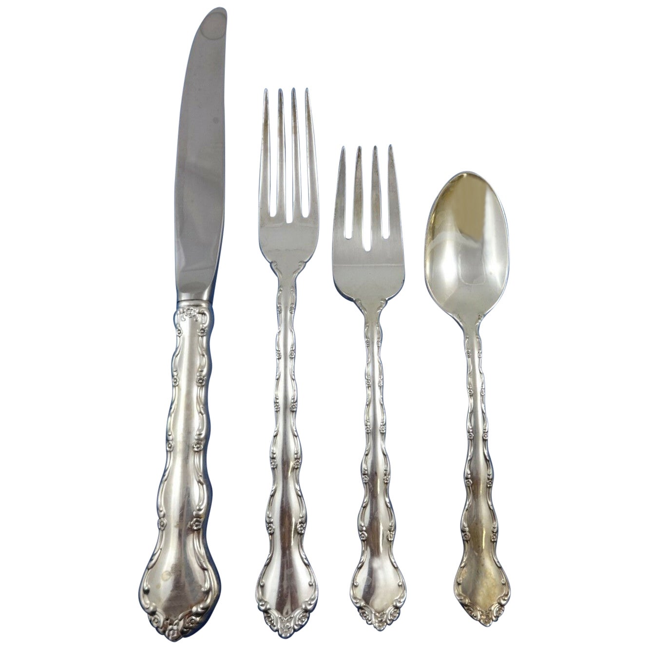 Eighteenth Century by Reed and Barton Sterling Silver Flatware Set ...
