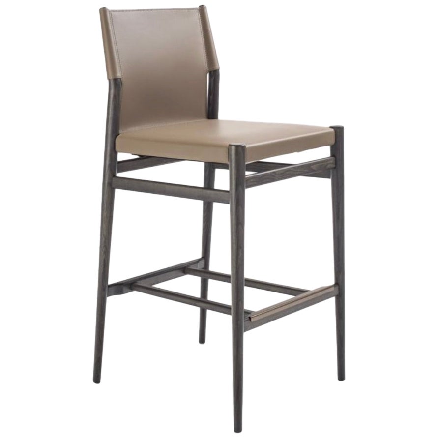 Cow Skin Bar Stools Made In Germany 1965 at 1stDibs