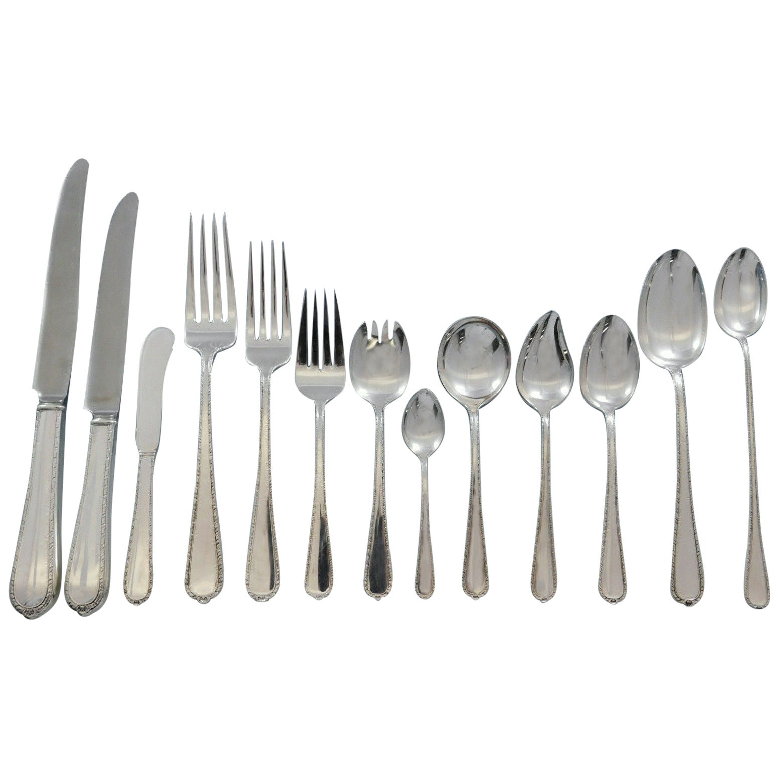 Golden Countess by International Goldware Flatware Set for 12 Service ...