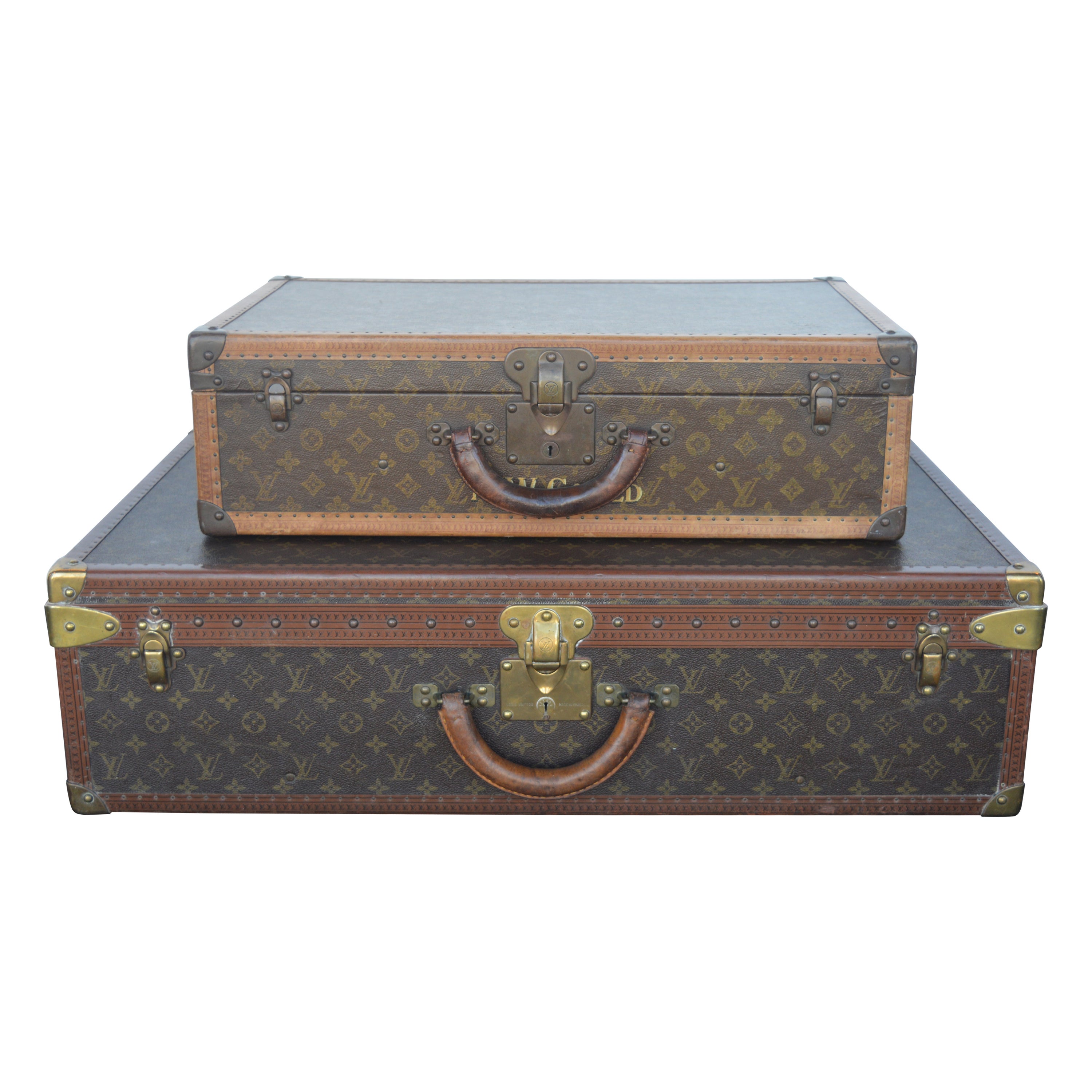 Louis Vuitton Writing Set with Two Crystal Inkwells at 1stDibs
