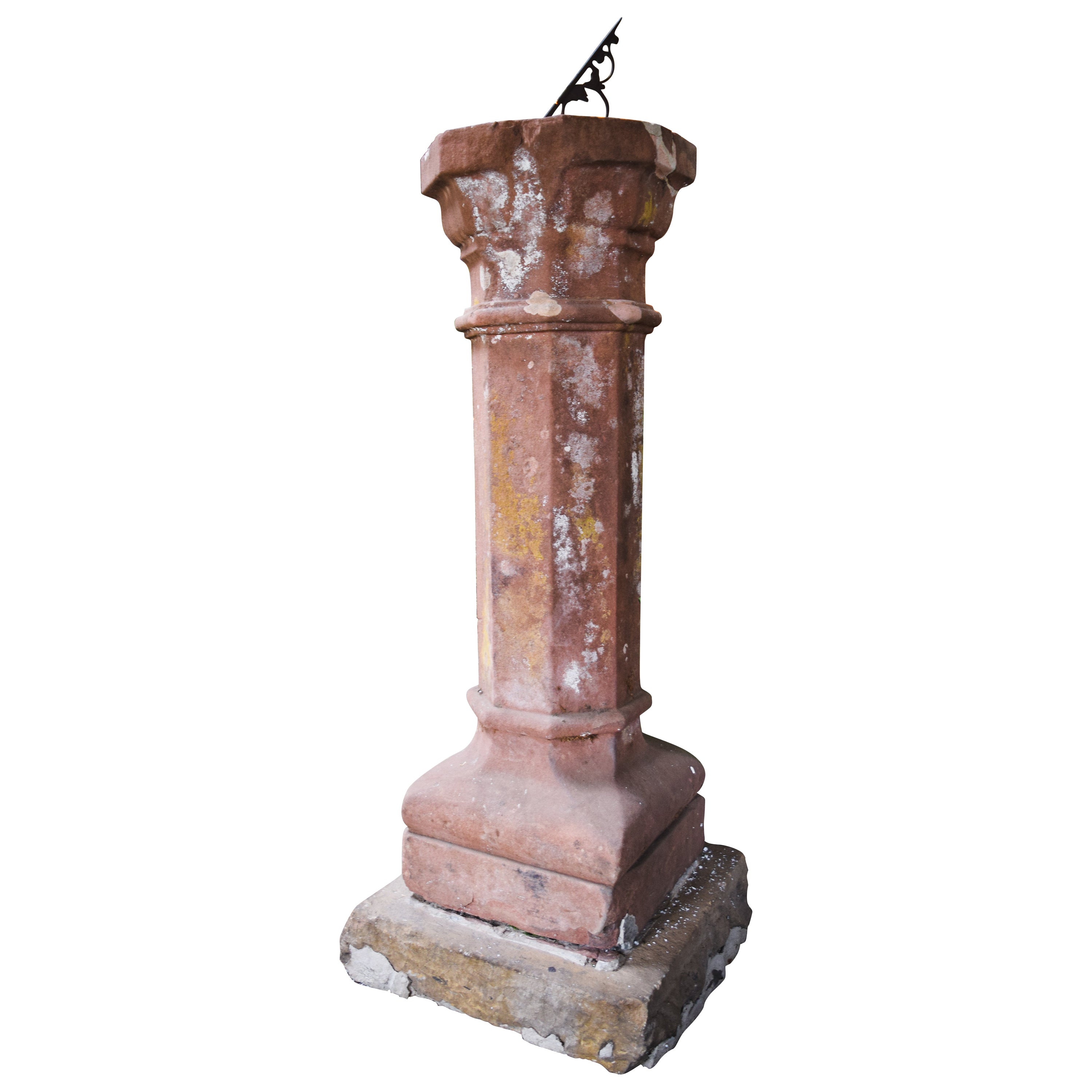 Lefco Glazed Ceramic Sundial at 1stDibs