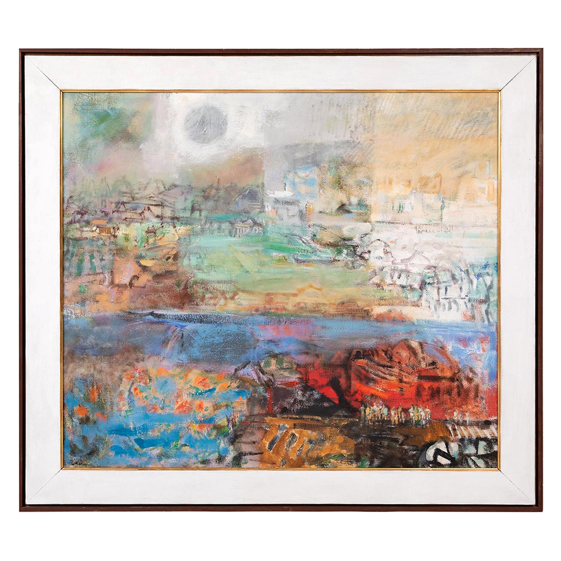 Expressionist Pastel Painting by Illya Zemsky at 1stDibs