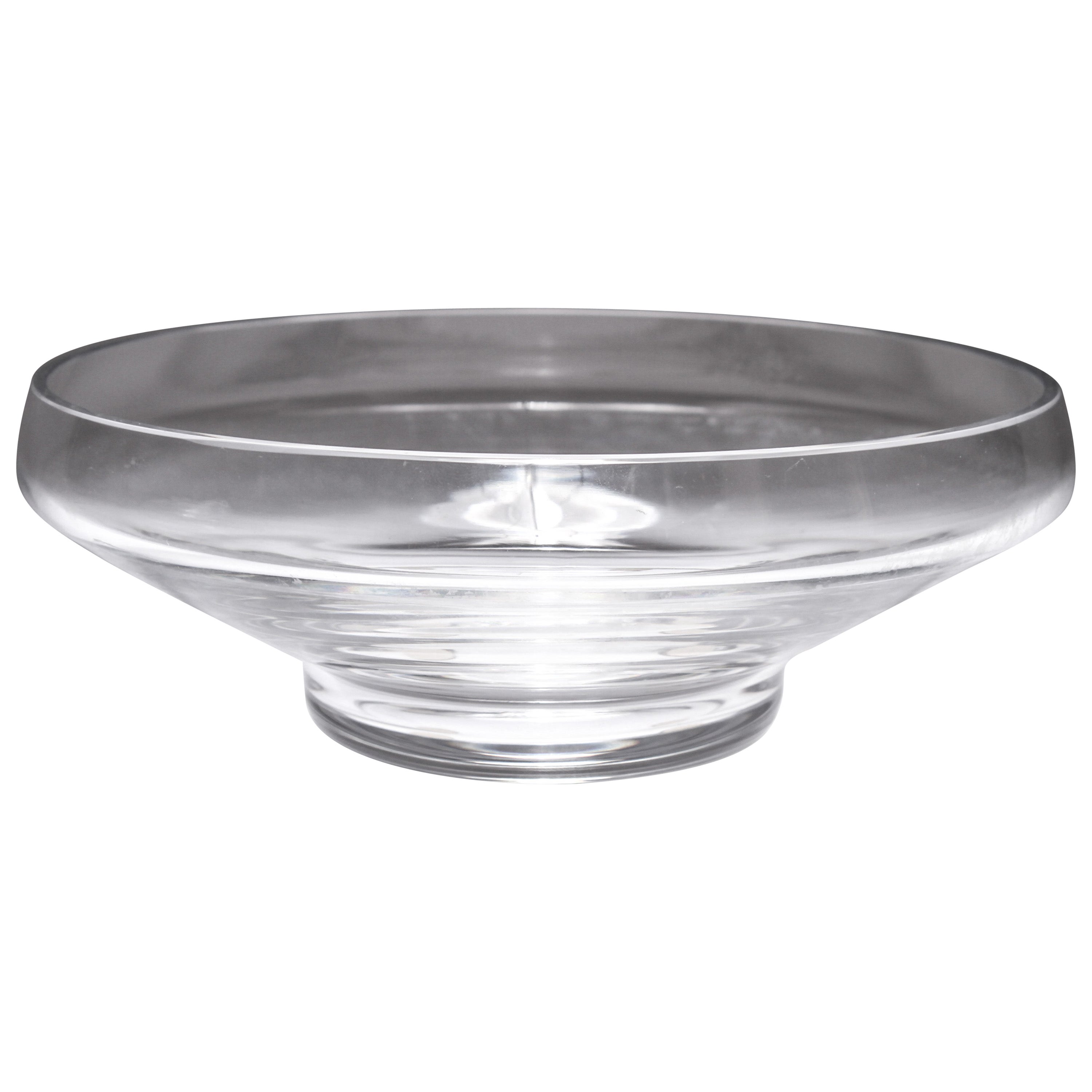Baccarat French Modern Crystal Caviar Bowl at 1stDibs