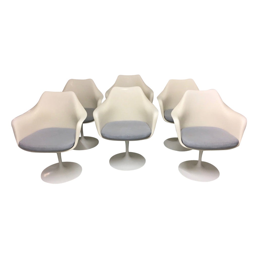 1 Original Knoll Eero Saarinen Swivel Tulip Armchair For Sale at 1stDibs