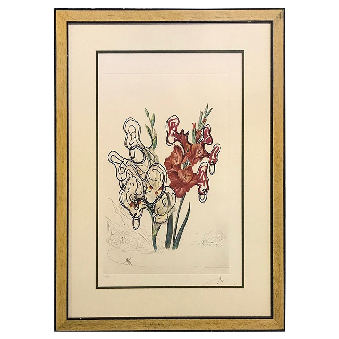 Salvador Dali Original Lithograph, 1970, Telegraph Hill at 1stDibs
