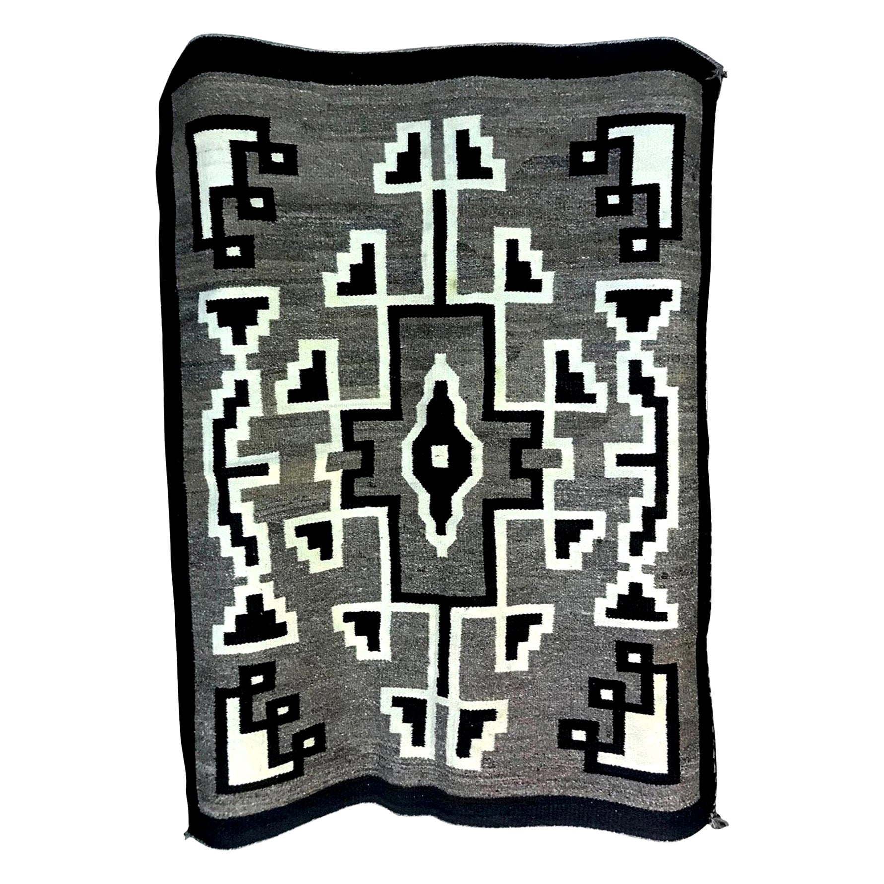Native American Navajo Handwoven Rug Blanket at 1stDibs