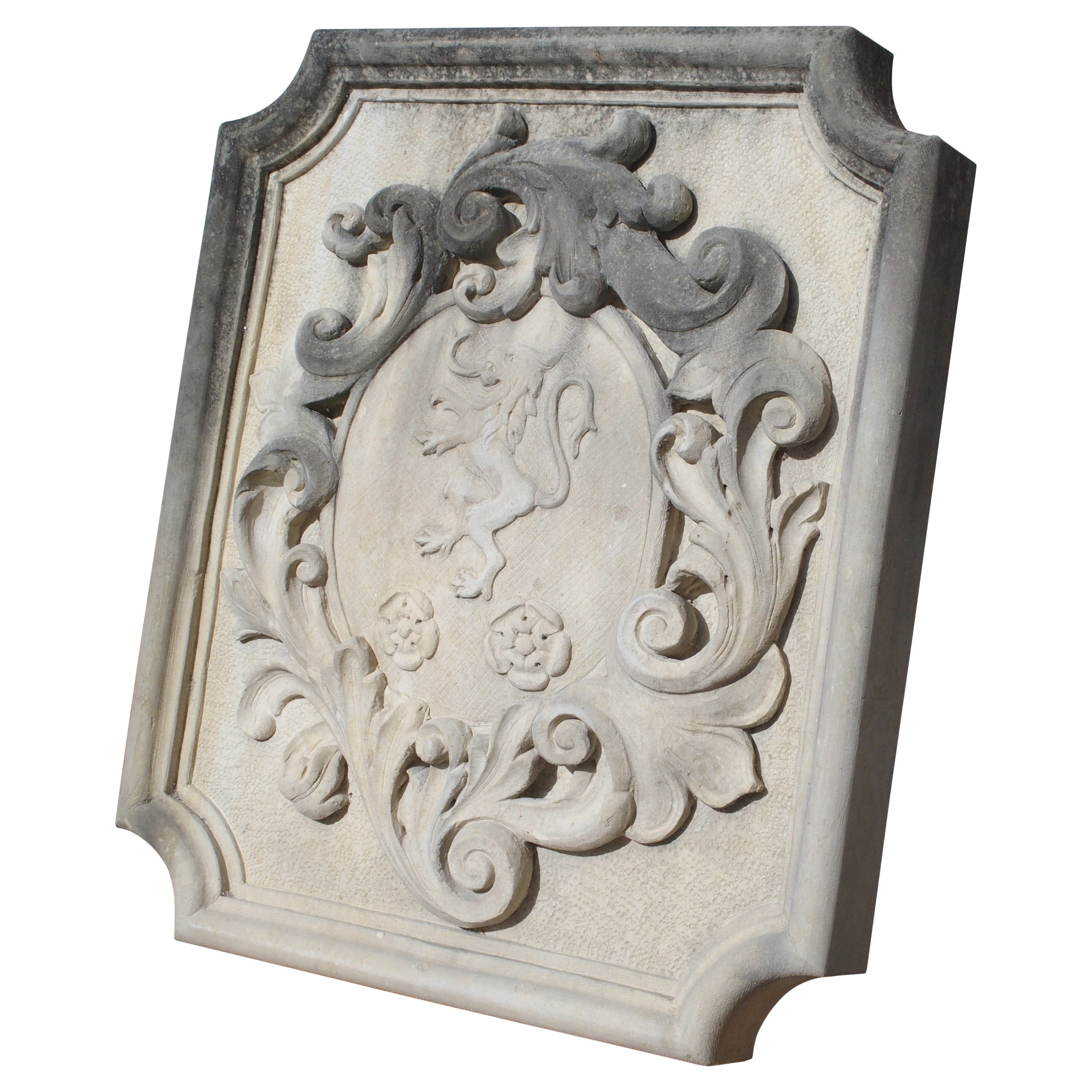 Neoclassical Carved Marble Bas-Relief Architectural Plaque with Cherubs ...