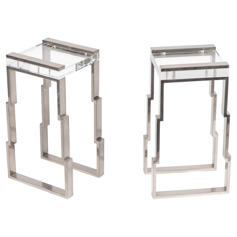 Pair of Charles Hollis Jones Side Tables For Sale at 1stDibs