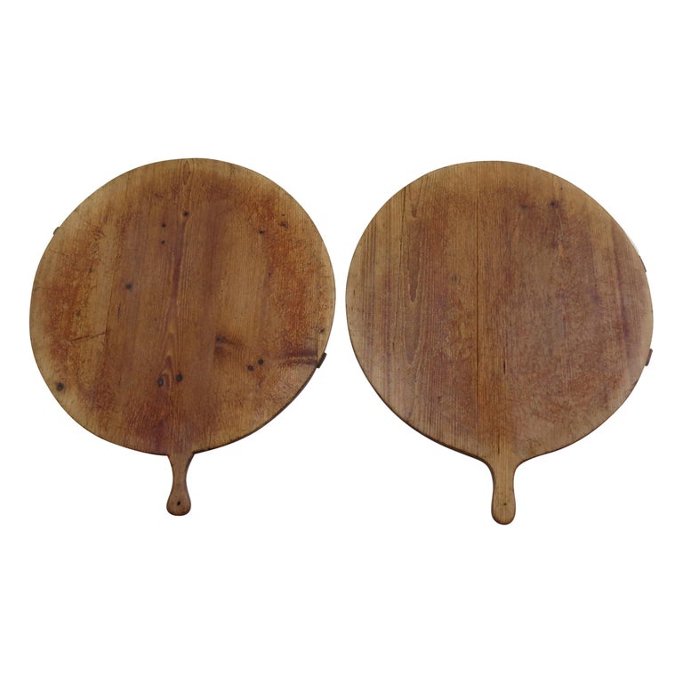 Very large Vintage Wooden Bread Boards Cutting Boards Pizza Boards 2 ...