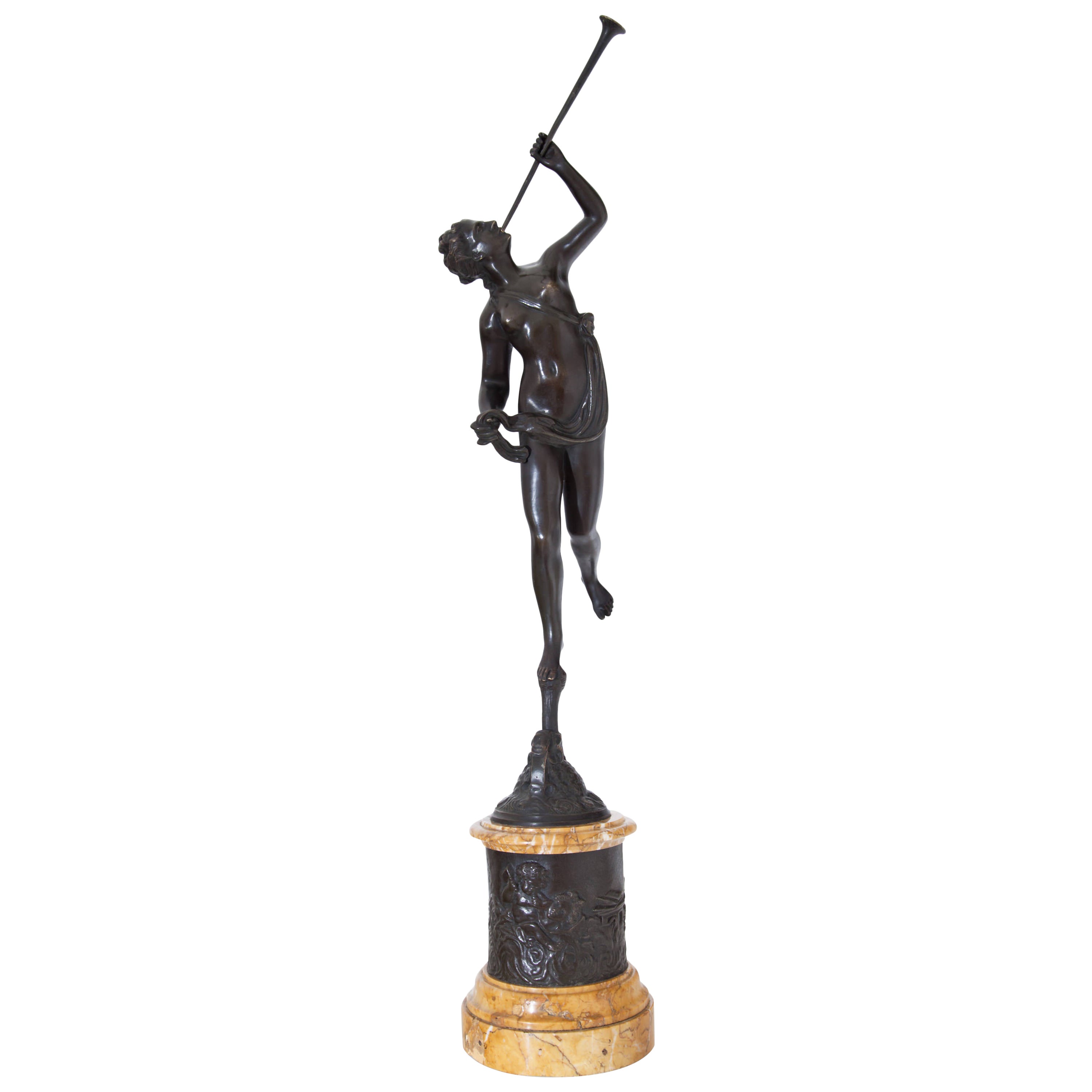 Flying Mercury Bronze Statue after Giambologna at 1stDibs
