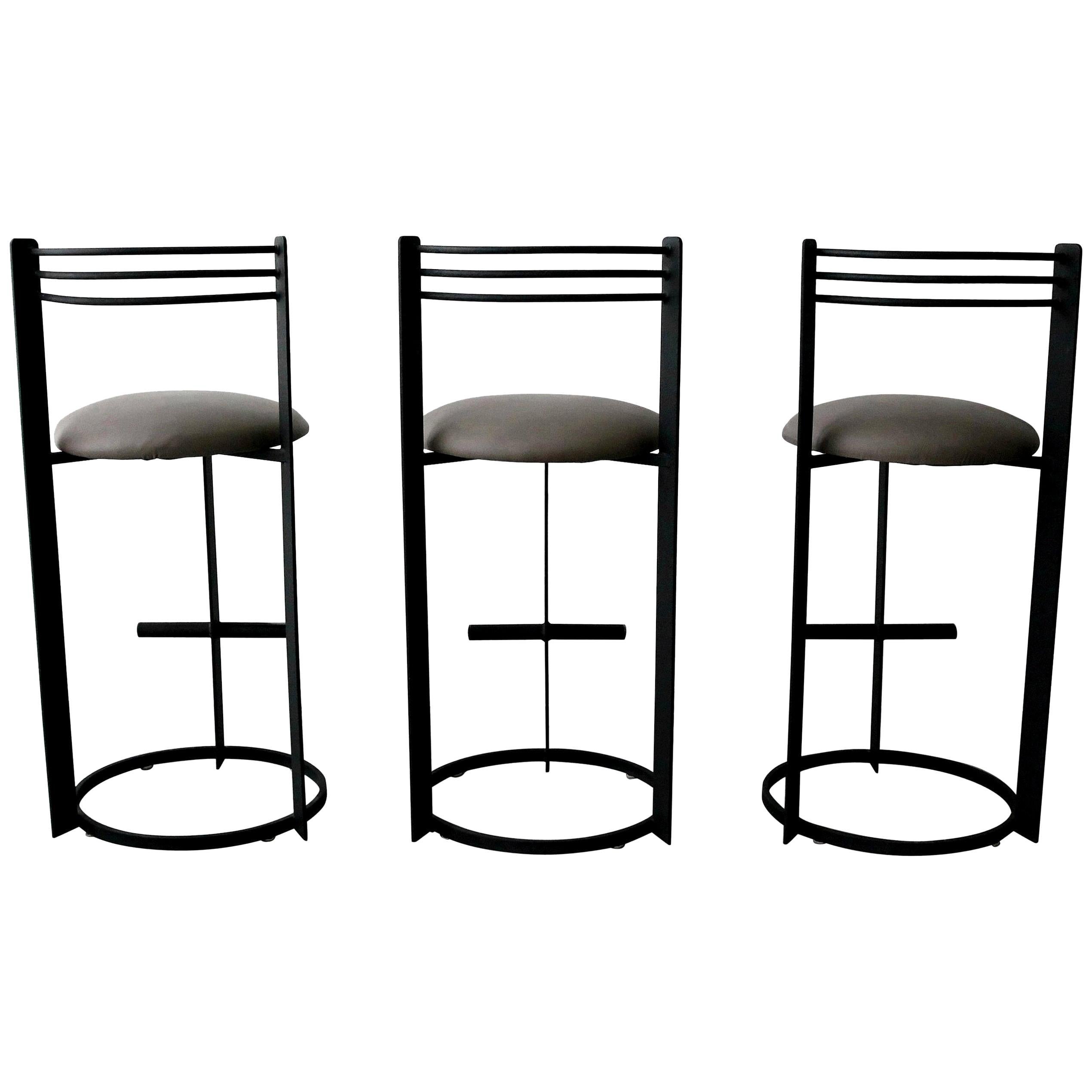 Postmodern Memphis Style Bar Stool, 1980s For Sale at 1stDibs