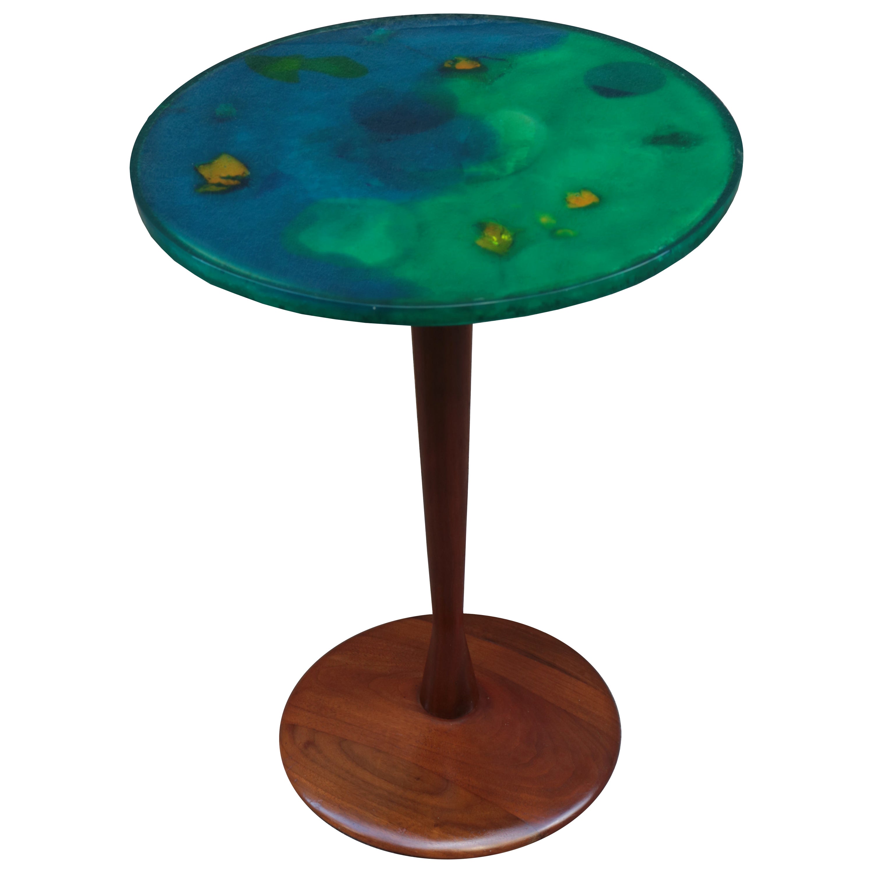 Wood and Iron Small Drinks Table For Sale at 1stDibs