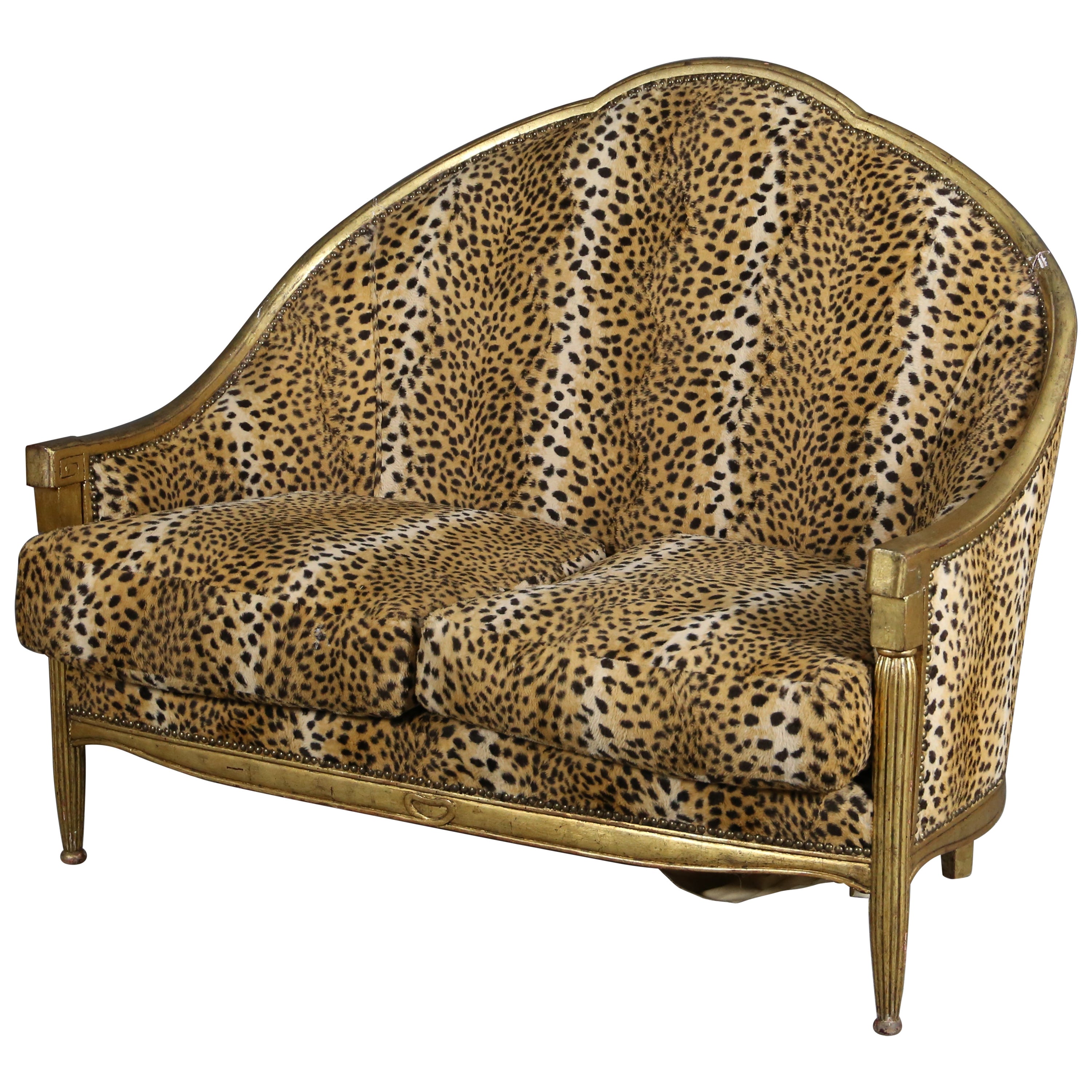 Snow Leopard Sofa For Sale at 1stDibs