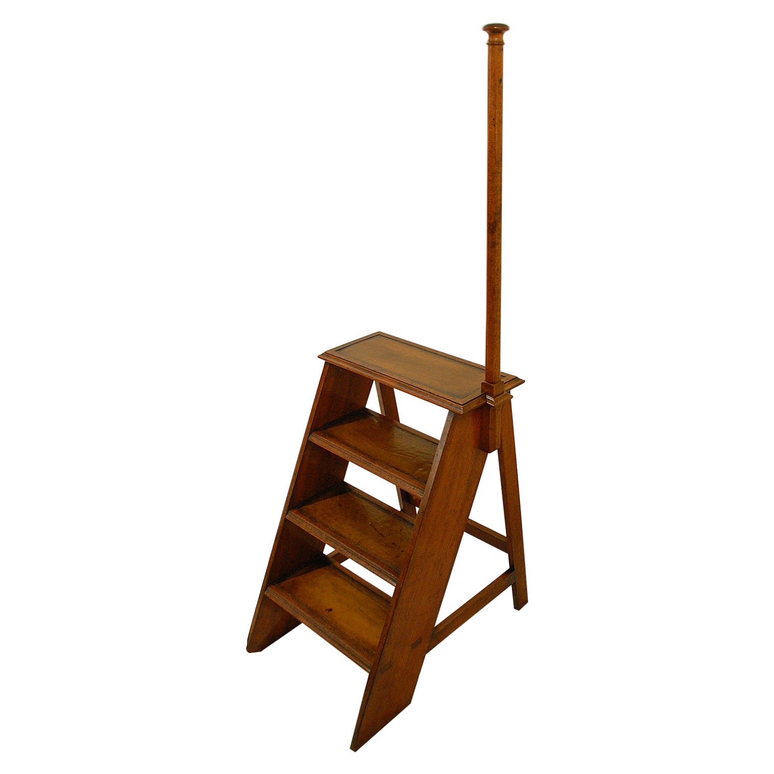 An Unusual William IV Mahogany Pedestal/Library Steps at 1stDibs