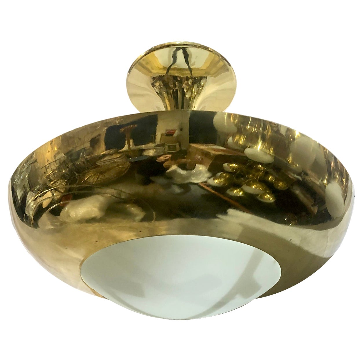 Pair of French Capiz Shell Light Fixtures, Sold Individually at 1stDibs