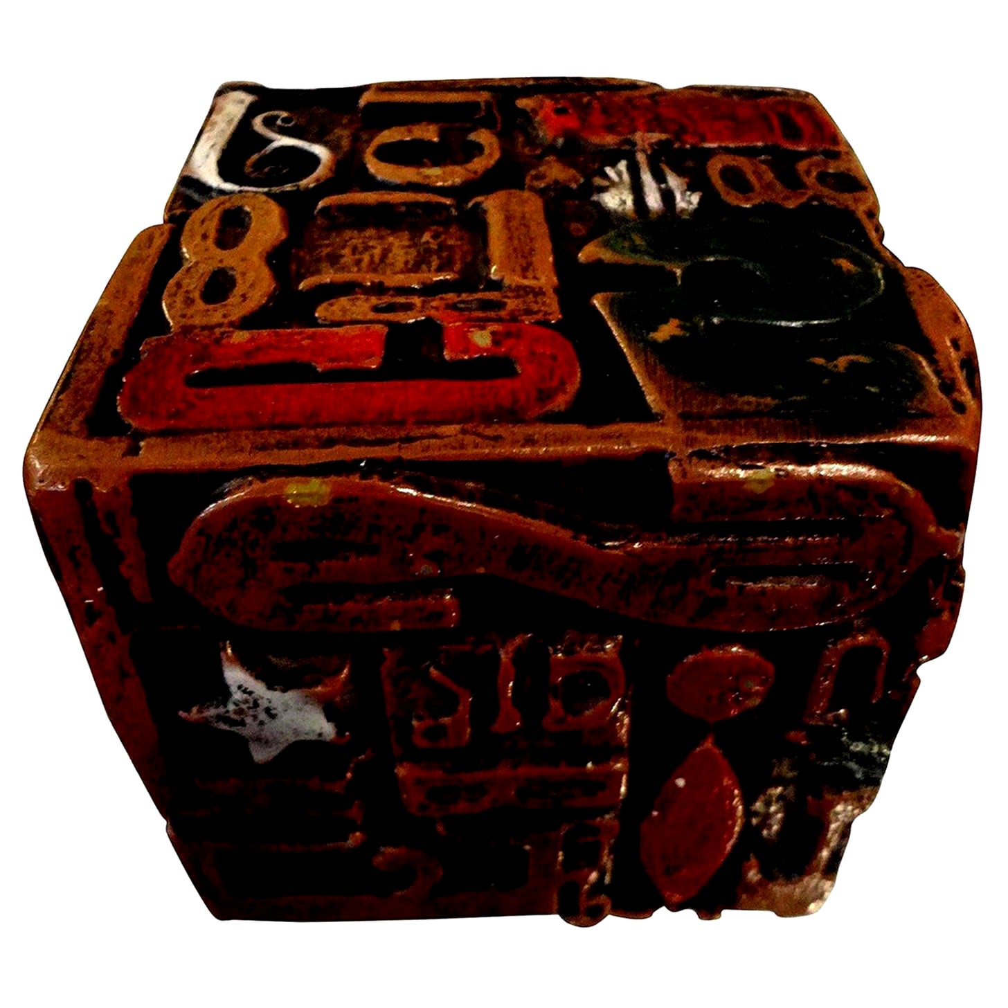 Mid-Century Sheldon Rose Alphasculpt Typesetter Blocks, Vanguard ...