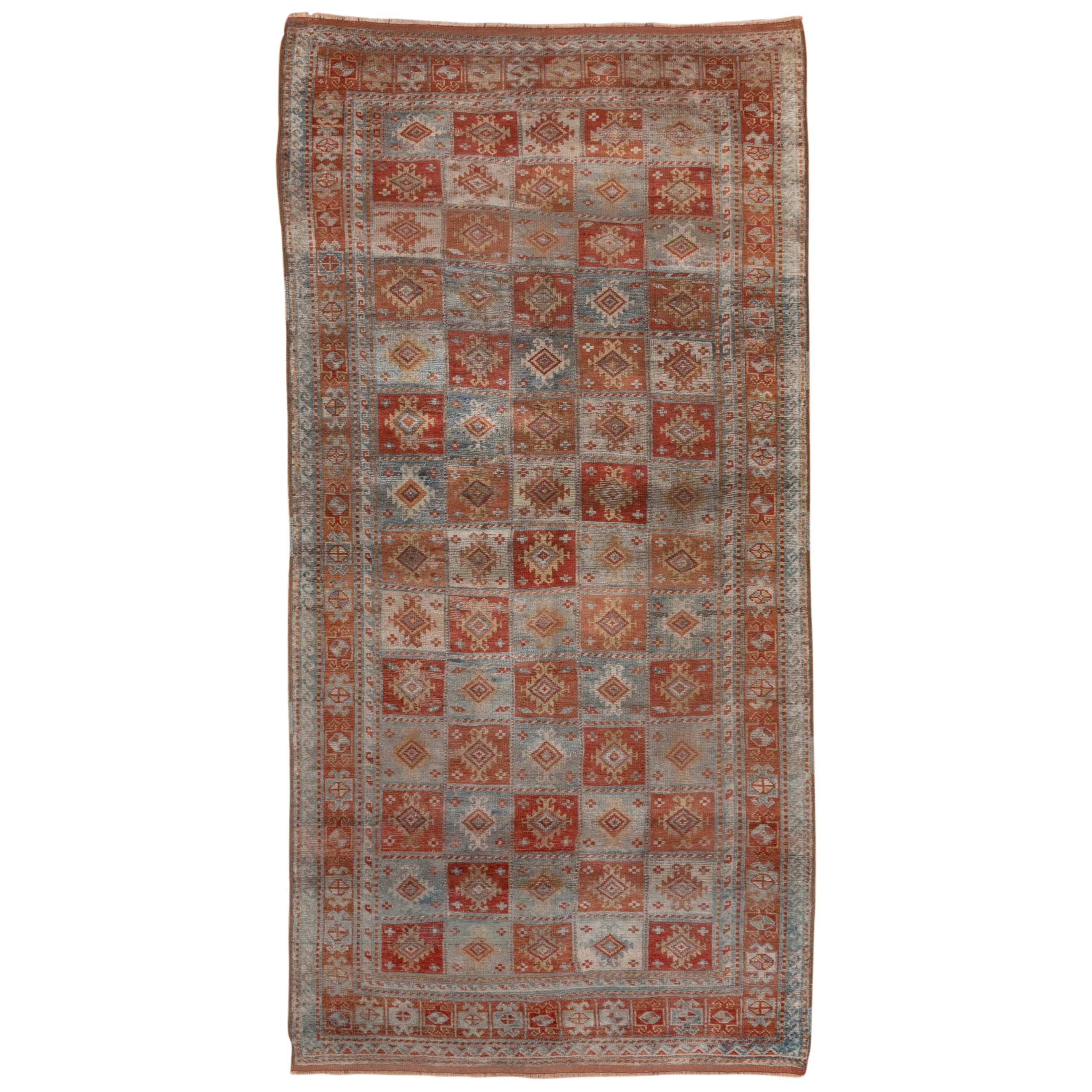 Antique Turkomen Ersari Rug, Red Allover Field, circa 1920s For Sale at ...