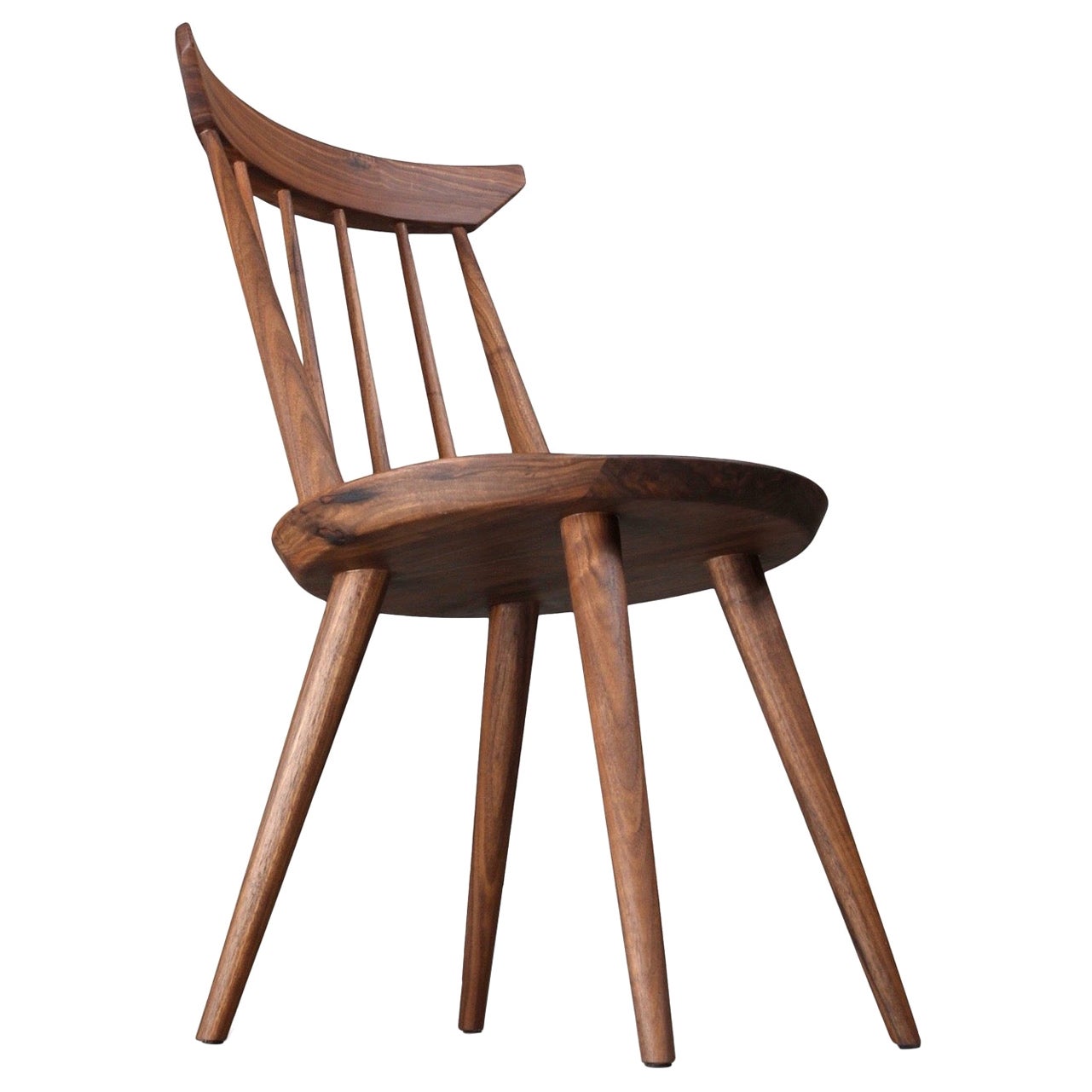 Four 1950s Swedish Windsor Style Spindle Back Dining Chairs at 1stDibs