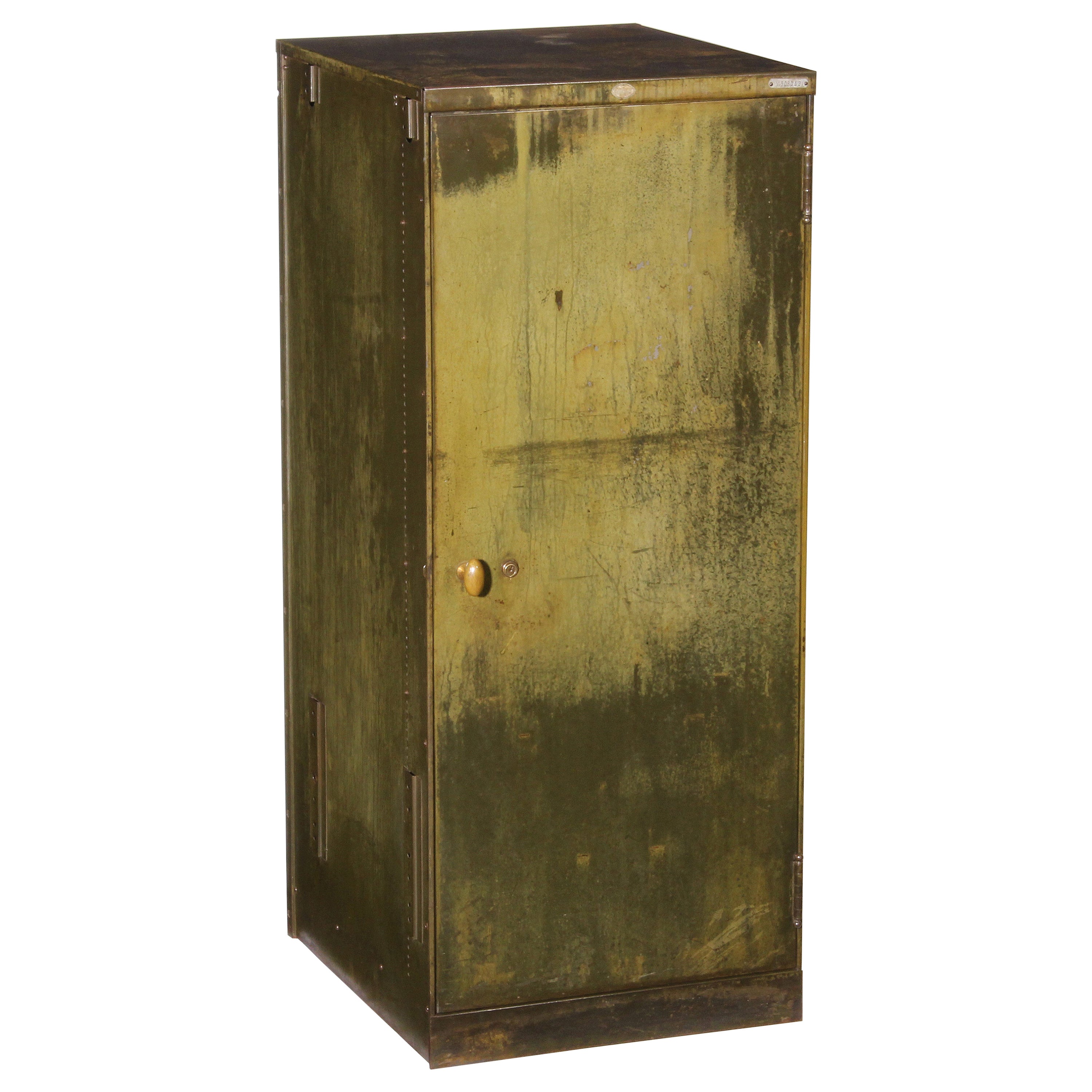 Vintage Industrial Metal Rusty Rusted Steel Automotive Storage Parts ...