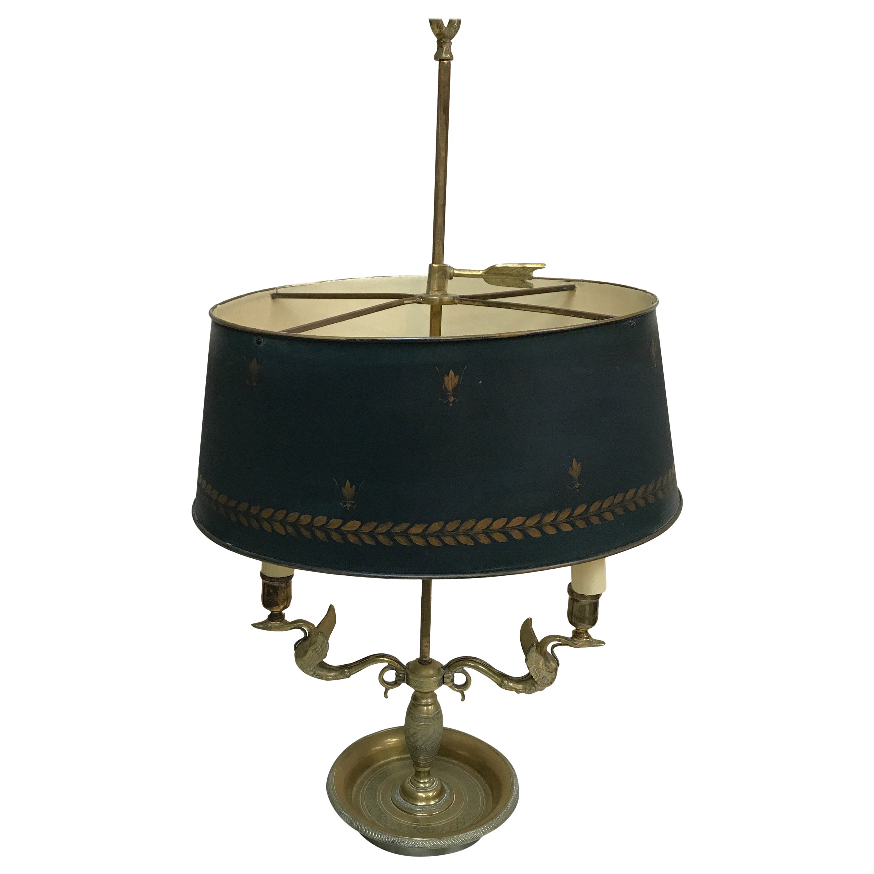 Antique French Tôle Lamp at 1stDibs