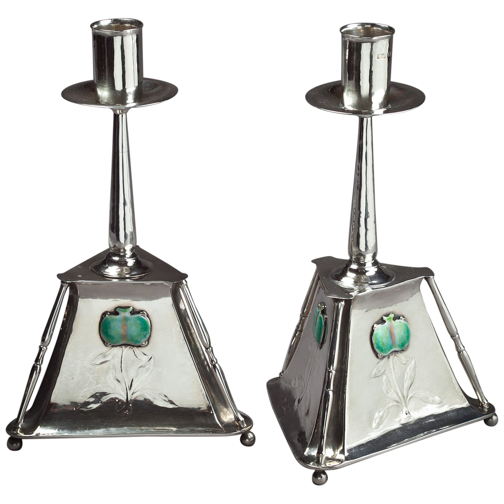 Charles Robert Ashbee Bowl with Spoon Guild of Handicraft, circa 1903 ...