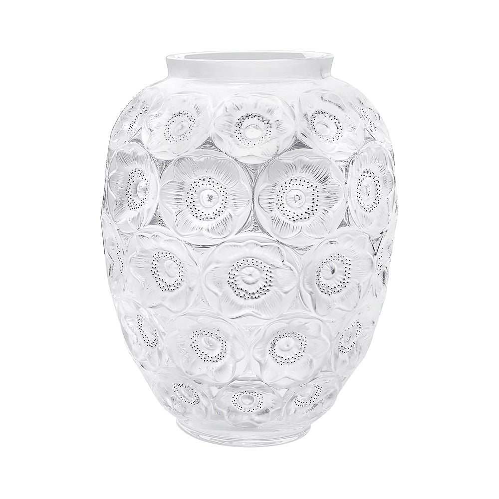 Lalique Limited Edition Clear and Satin Finished Glass Macao Vase For ...