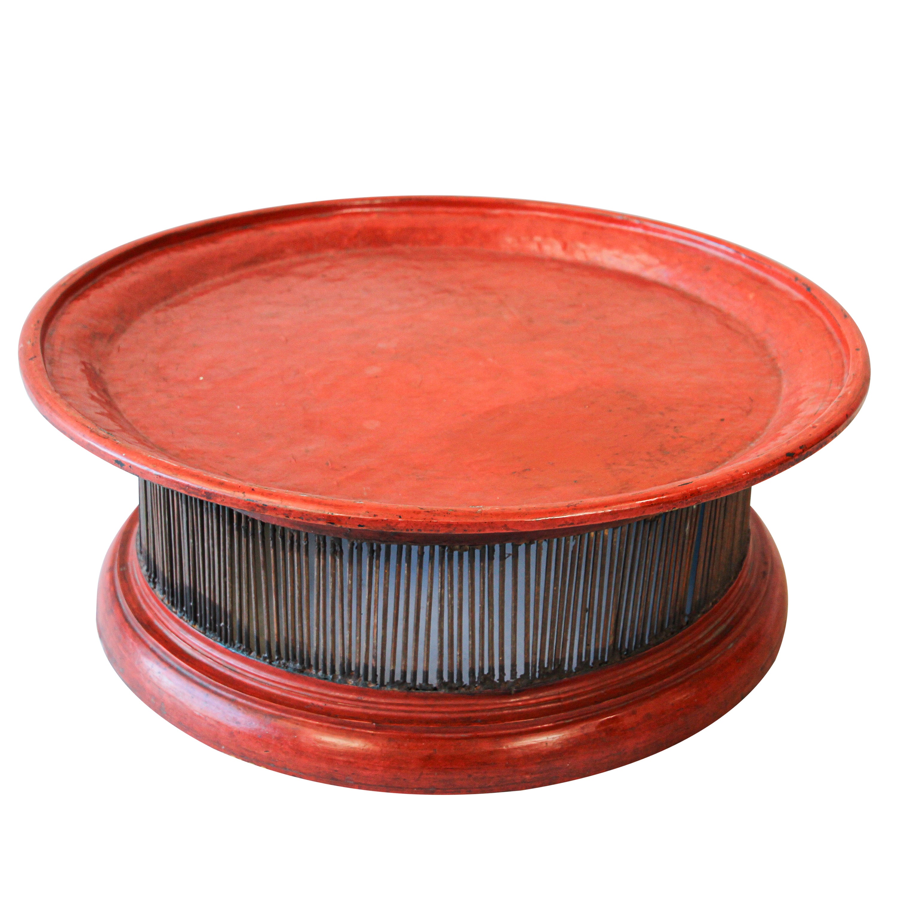 Lacquered Woven Trays at 1stDibs