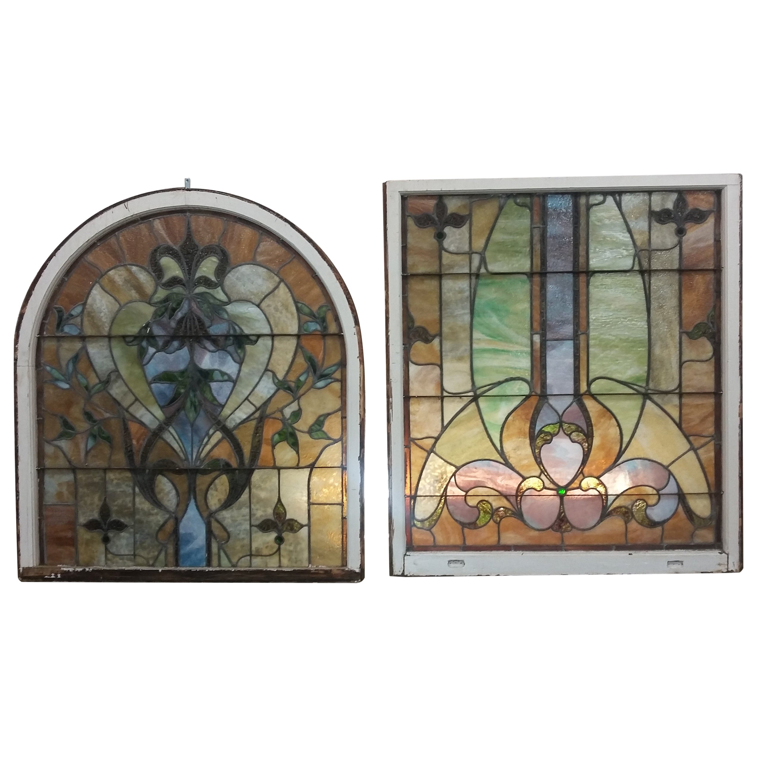 "The Good Shepherd" Stained Glass Window, circa 1890 at 1stDibs