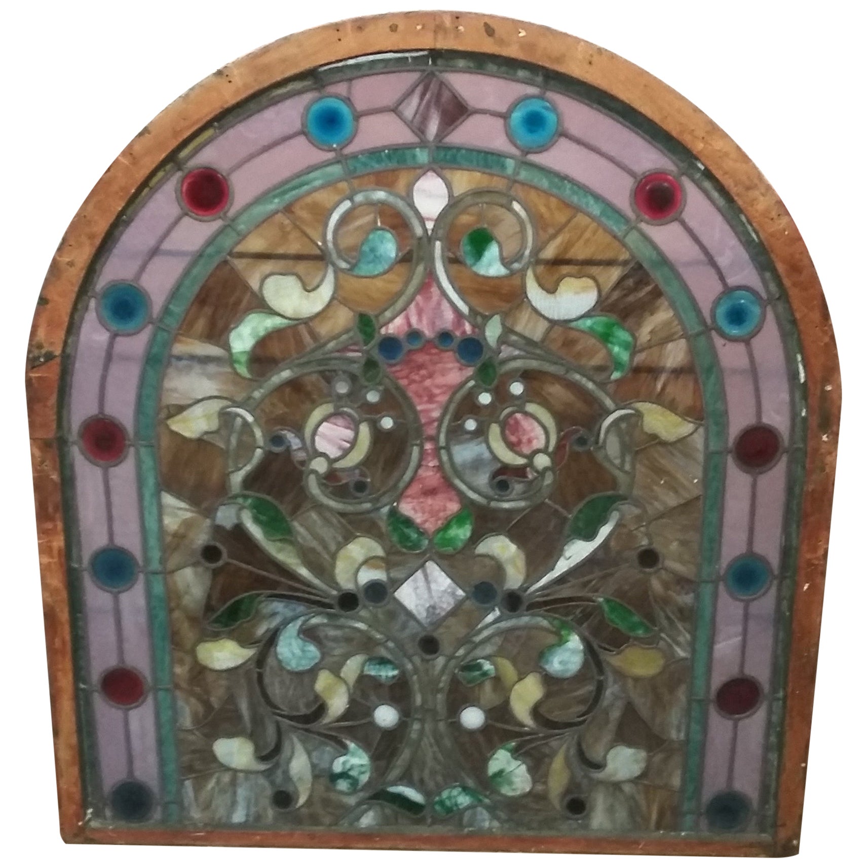 "The Good Shepherd" Stained Glass Window, circa 1890 at 1stDibs