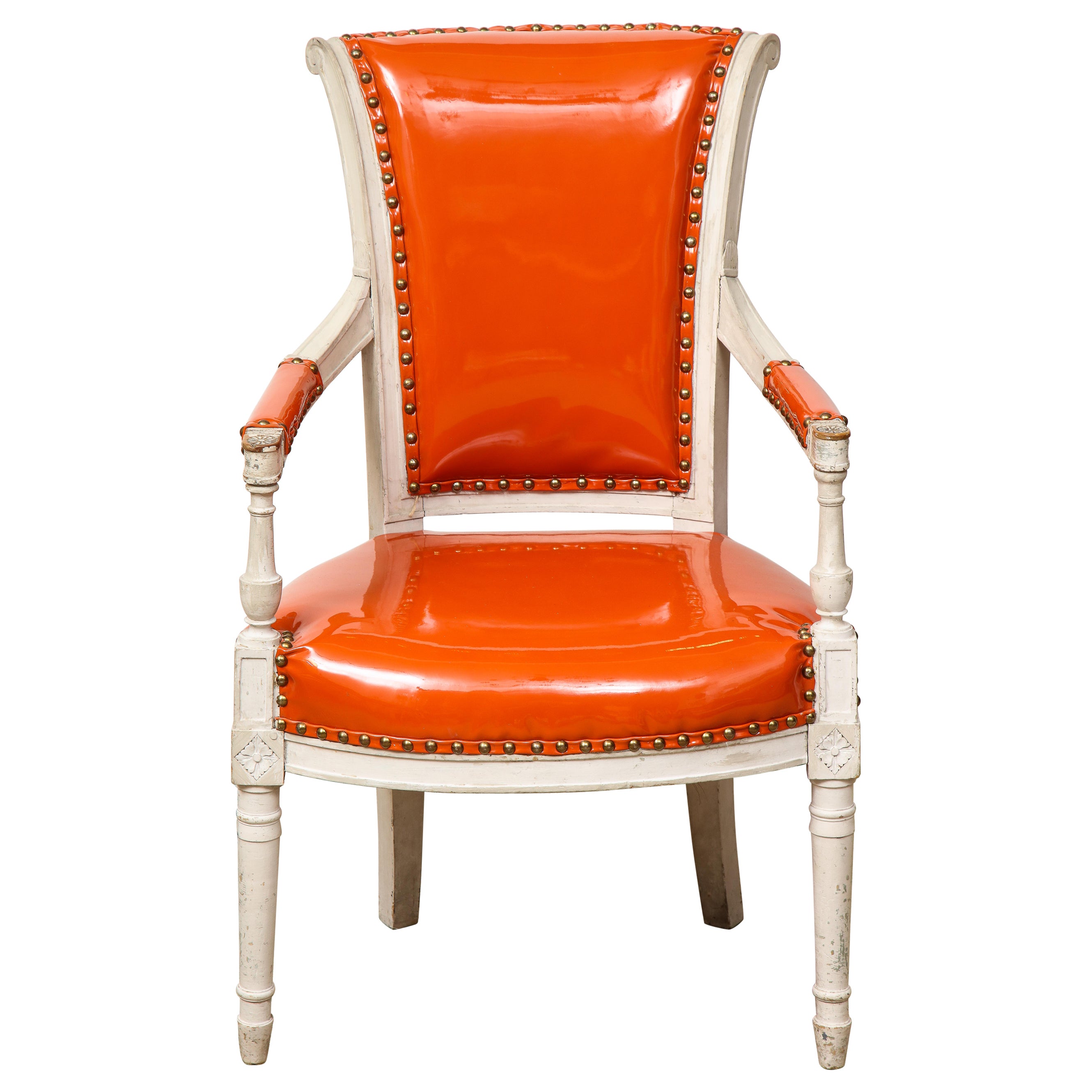 Pair of Exceptional Directoire Style Chairs For Sale at 1stDibs