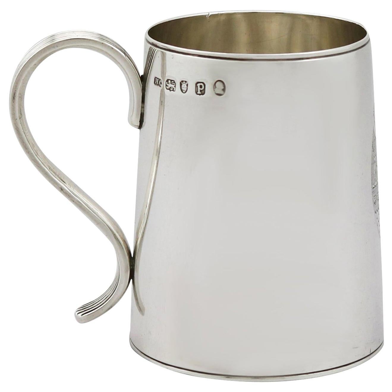 Antique Georgian Sterling Silver Mug For Sale at 1stDibs