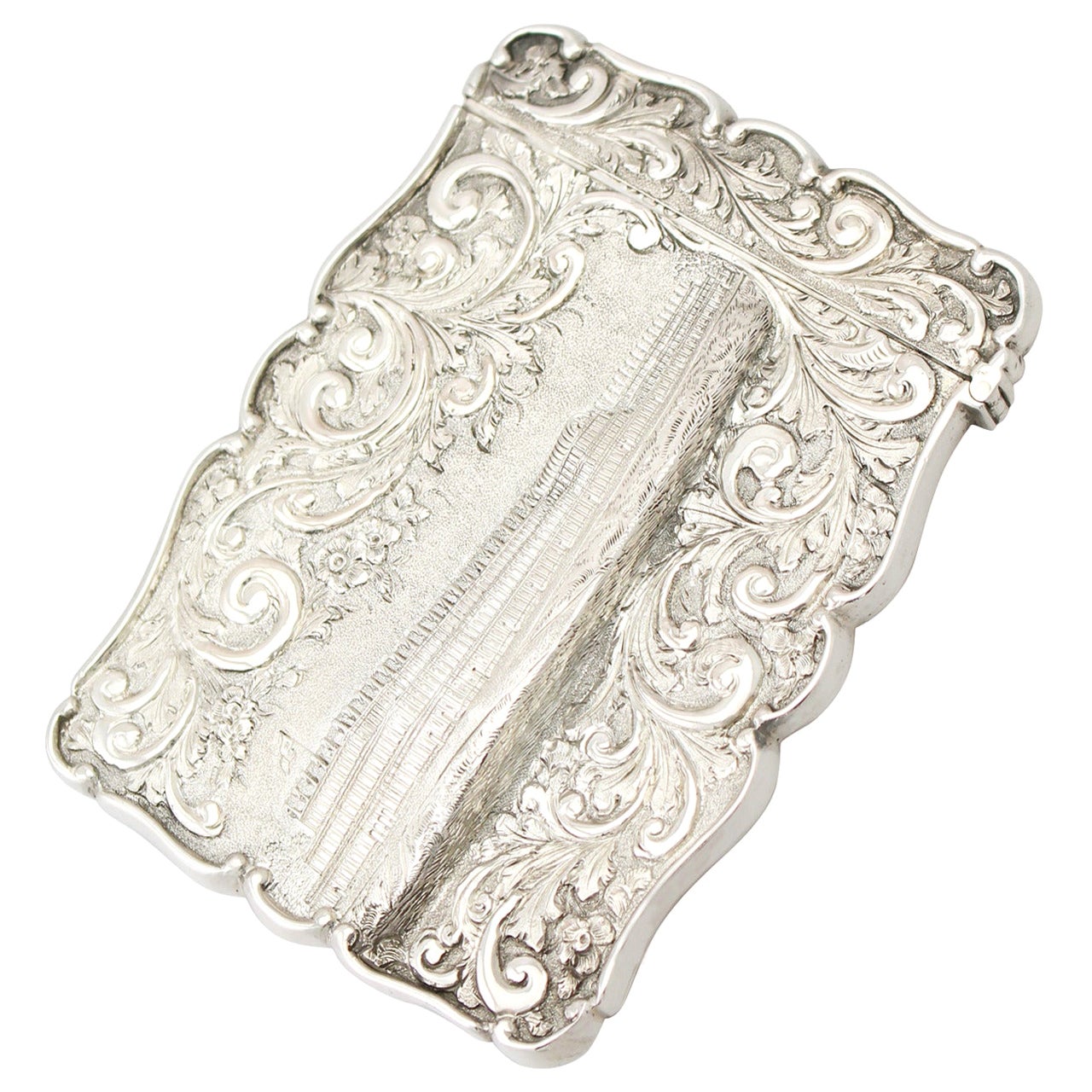 Antique Victorian Silver Plate Travelling Dressing Case, circa 1870 at ...