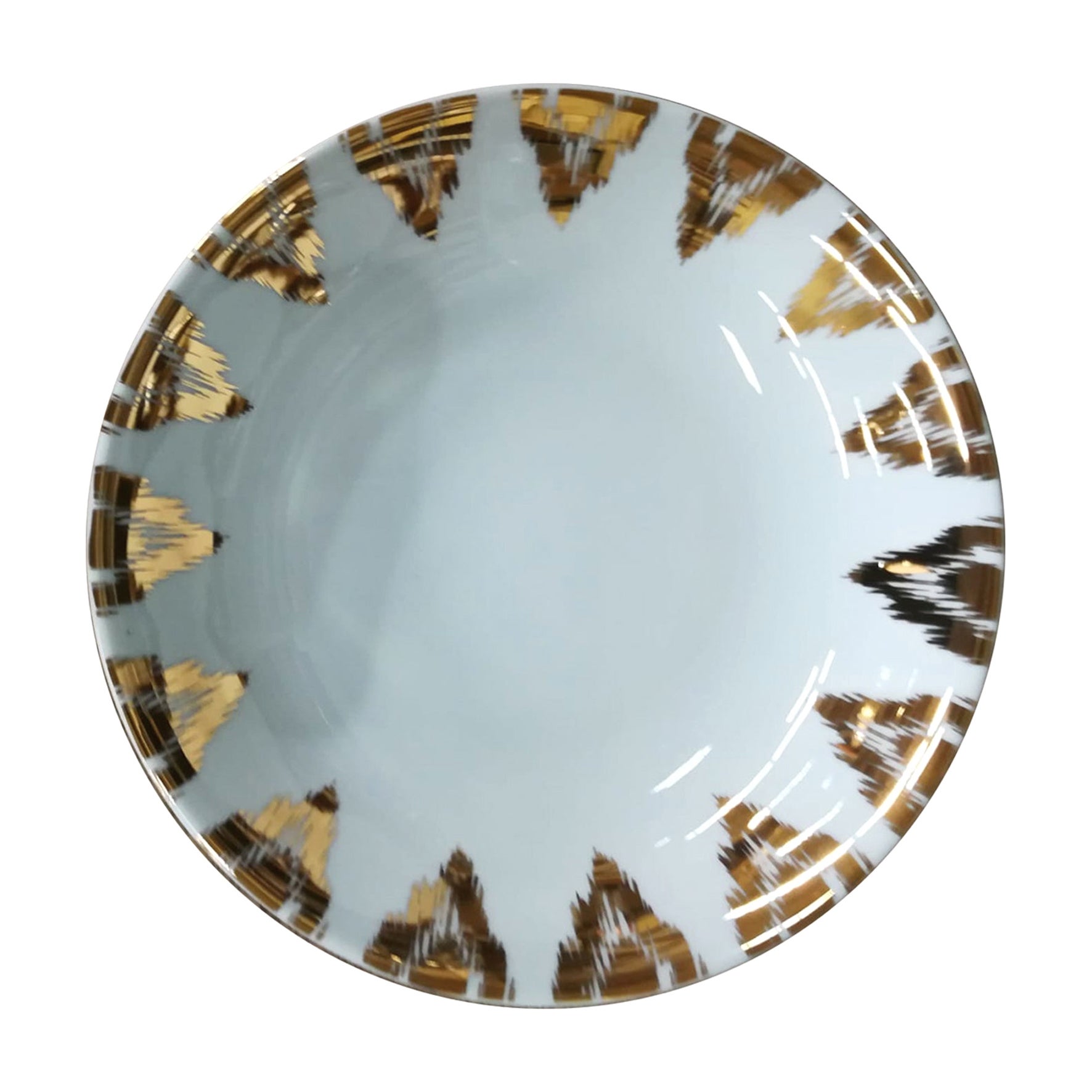 Sultan Gold Porcelain Plate For Sale at 1stDibs
